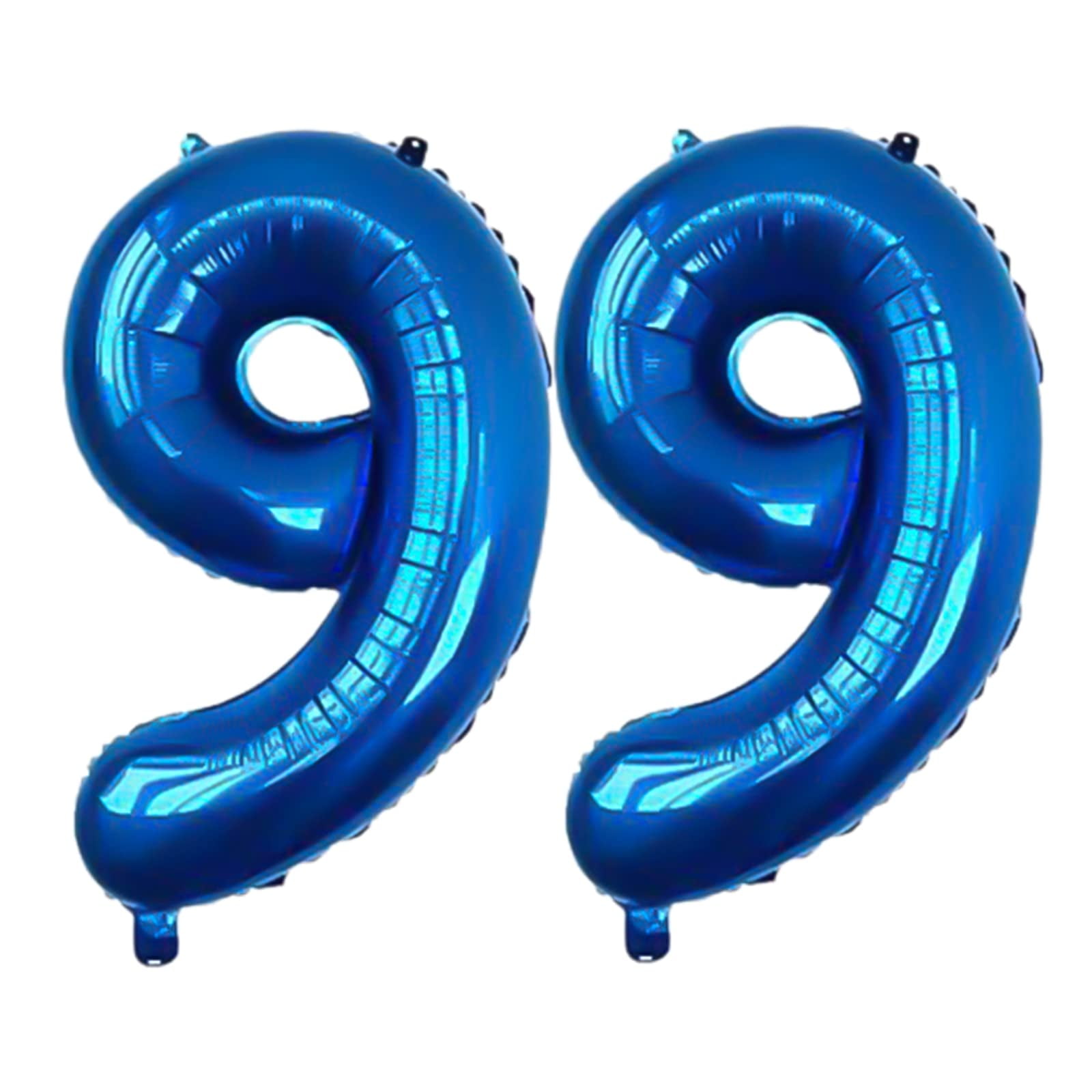 XLOOD Number 99 Balloons 32 inch Digital Balloon 99 Birthday Balloons ...