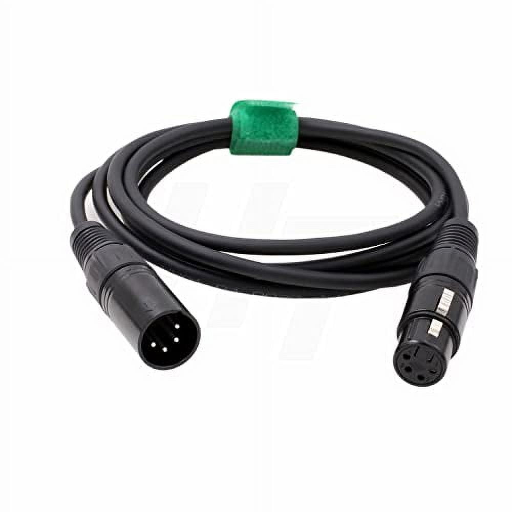 XLR 4 Pin DSLR Camera Monitor Recorder Mixer Power Supply Cable XLR Male to Female (1) - Walmart.com
