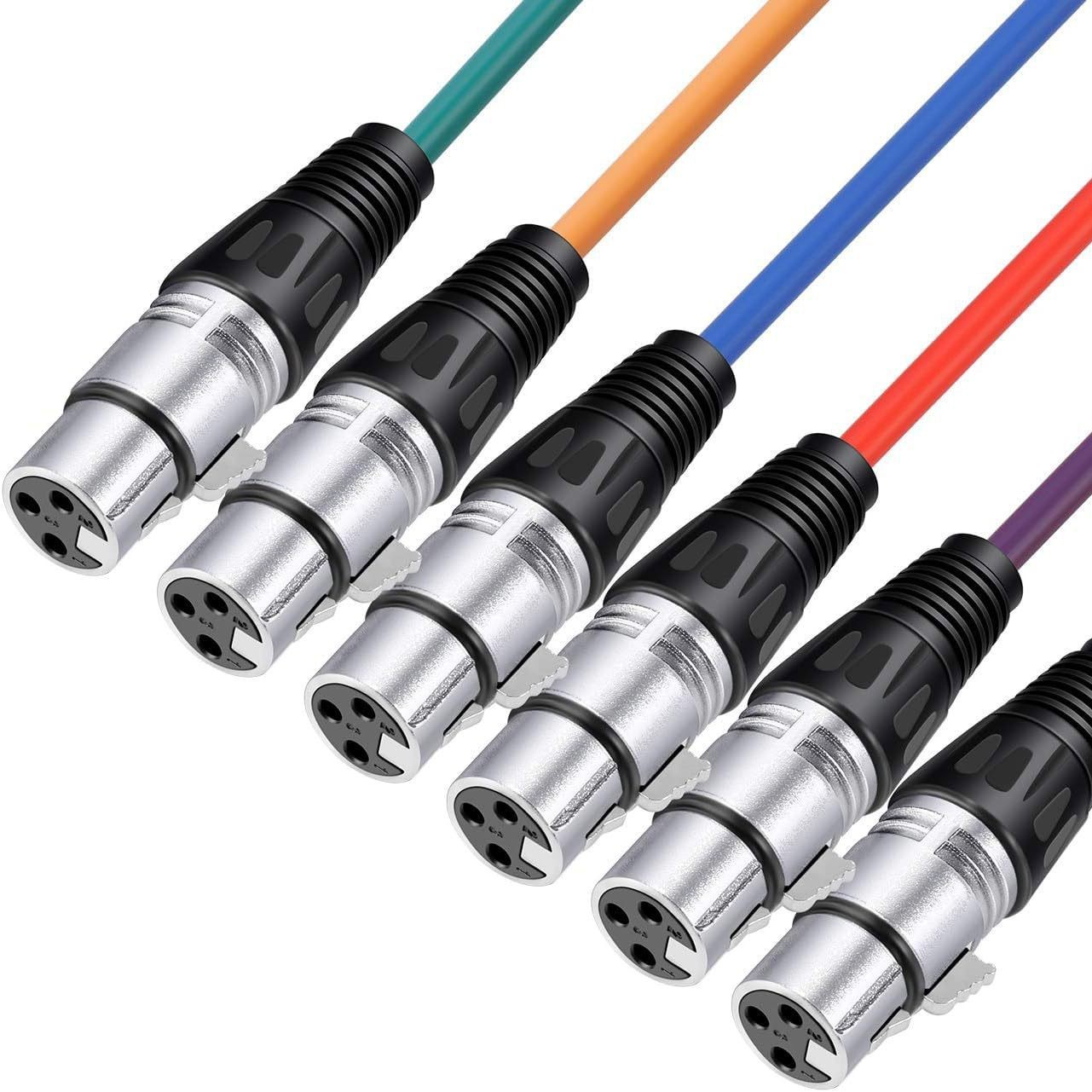 XLR Condenser Microphone Cable, Male to Female Extension Cord, Oxygen ...