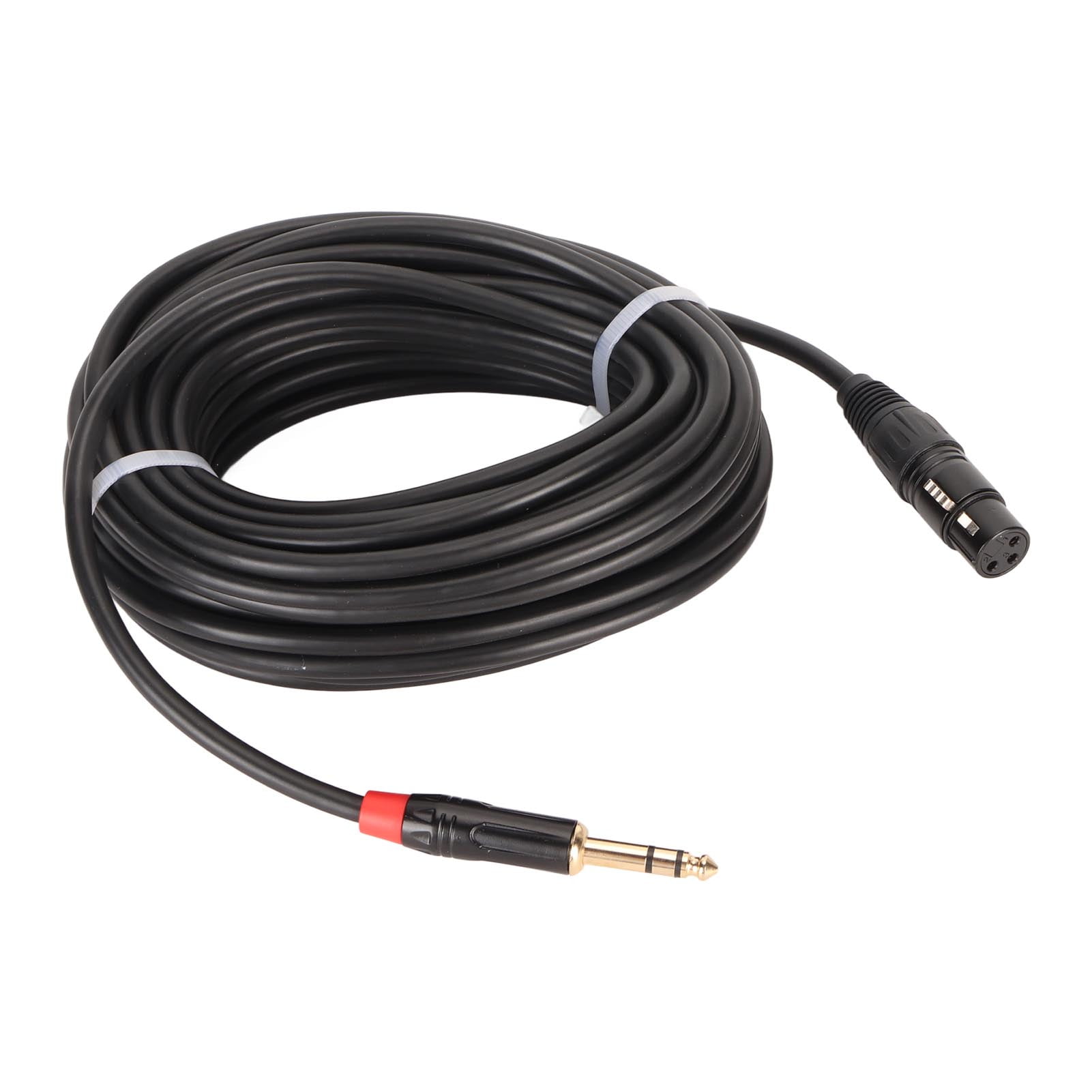 XLR Female to 1/4 Inch 6.35mm Cable Professional Microphone Cable for ...