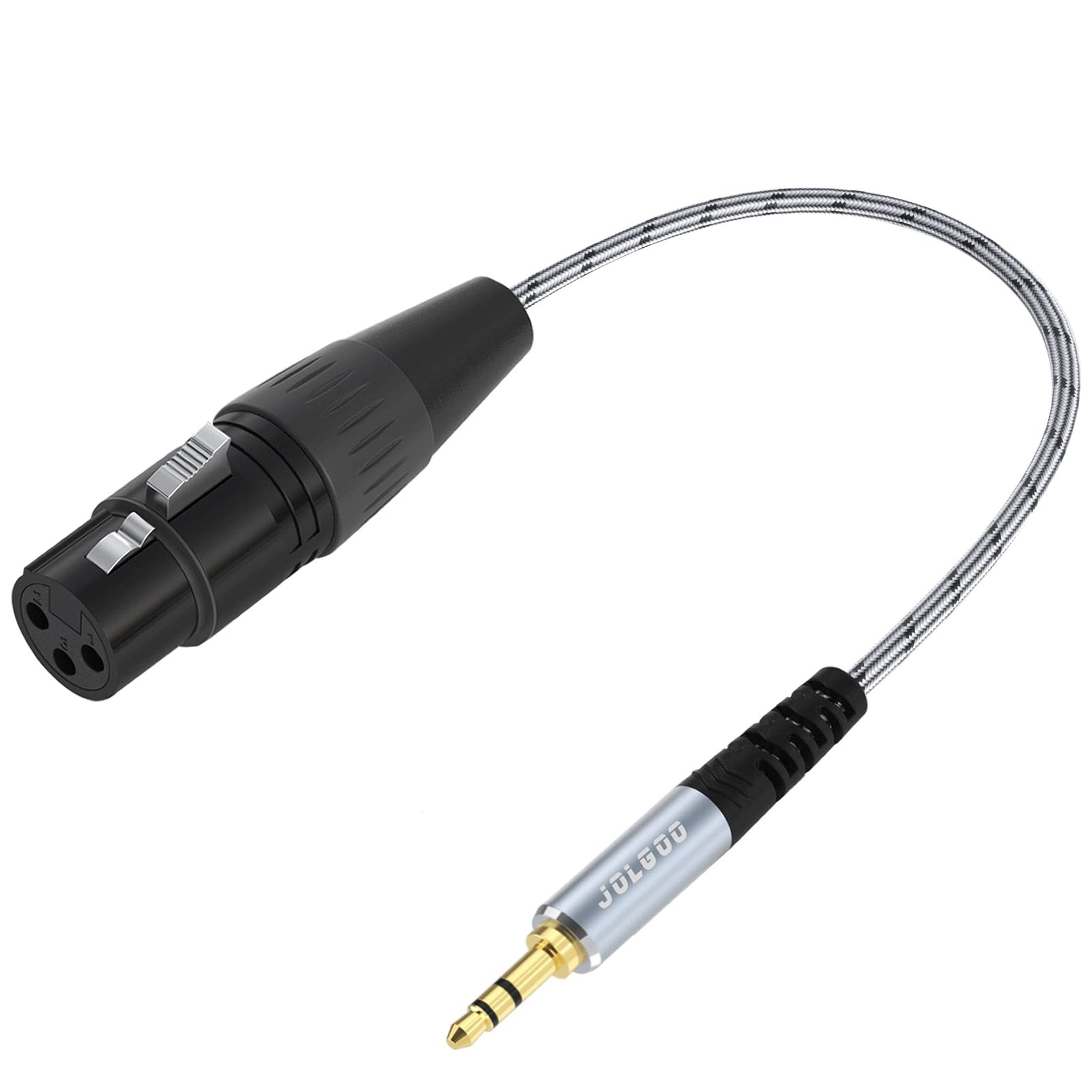 XLR Female to 3.5mm Male Stereo Audio Adapter Cable for Balanced Sound ...