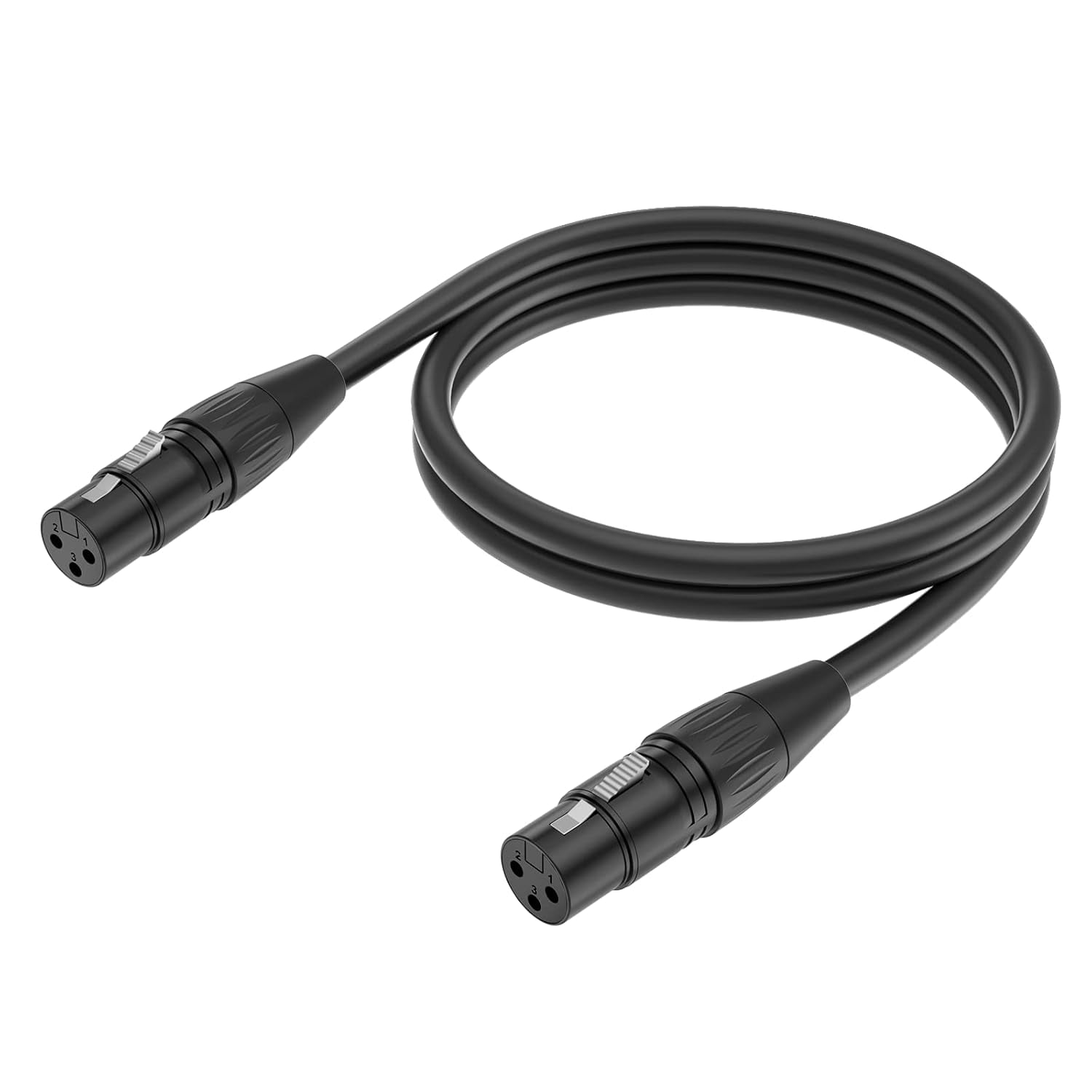 XLR Female to Female Microphone Cable 4ft, XLR 3-Pin Female to XLR 3 ...