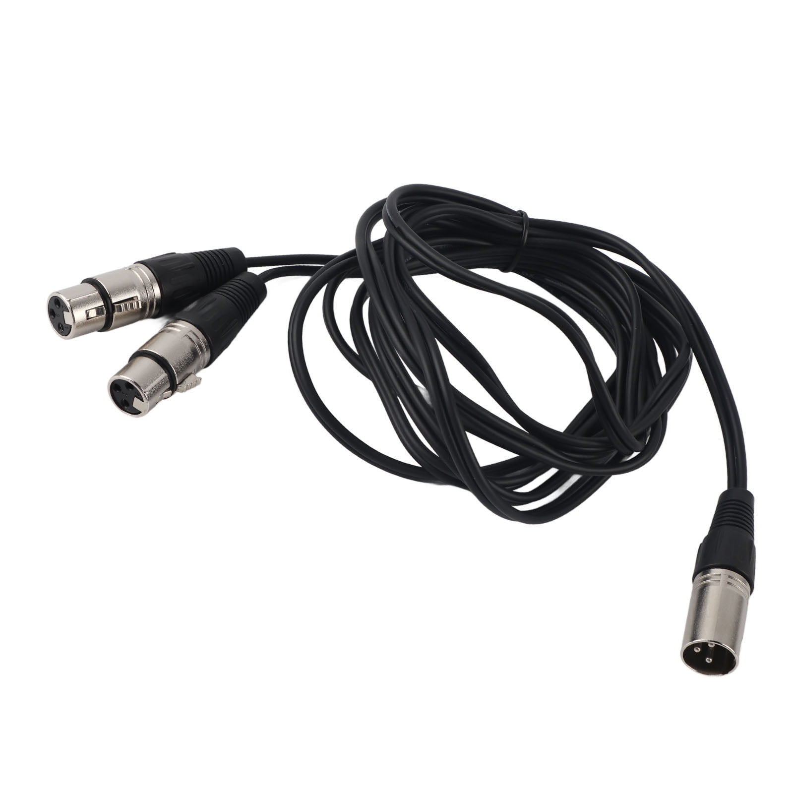 XLR Male to Dual XLR Female Cable Microphone Stereo Balanced Connection ...
