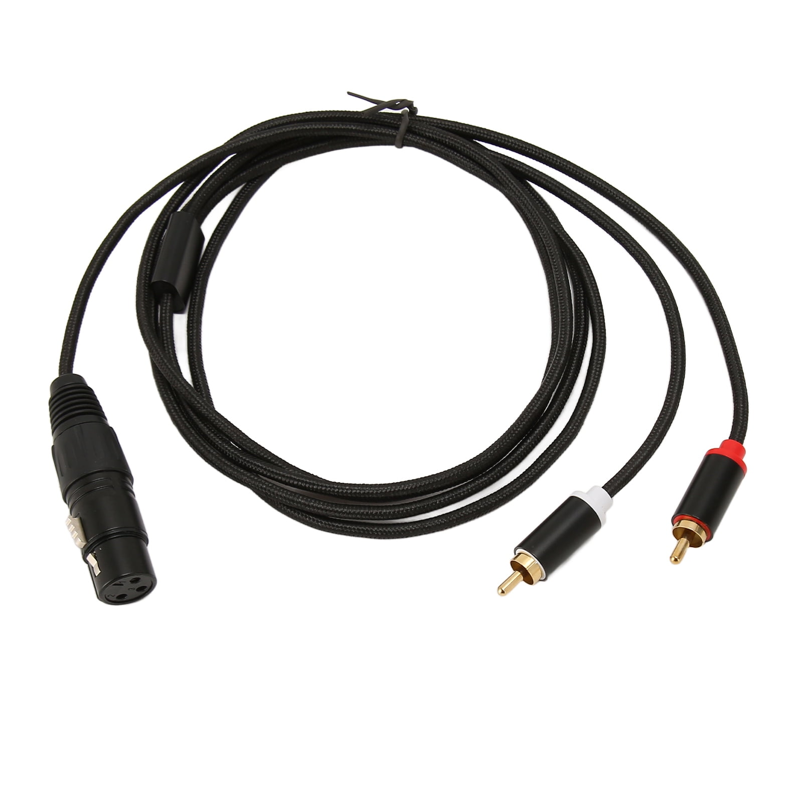 XLR to Dual RCA Cable Female to Male Low Loss Noiseless Y Splitter ...