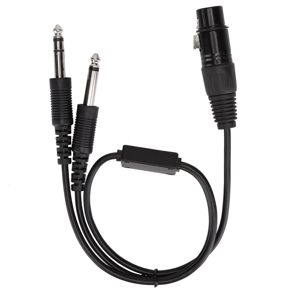 XLR to GA Double Plug Aircraft Adapter Cable for 5-Pin Aviation ...