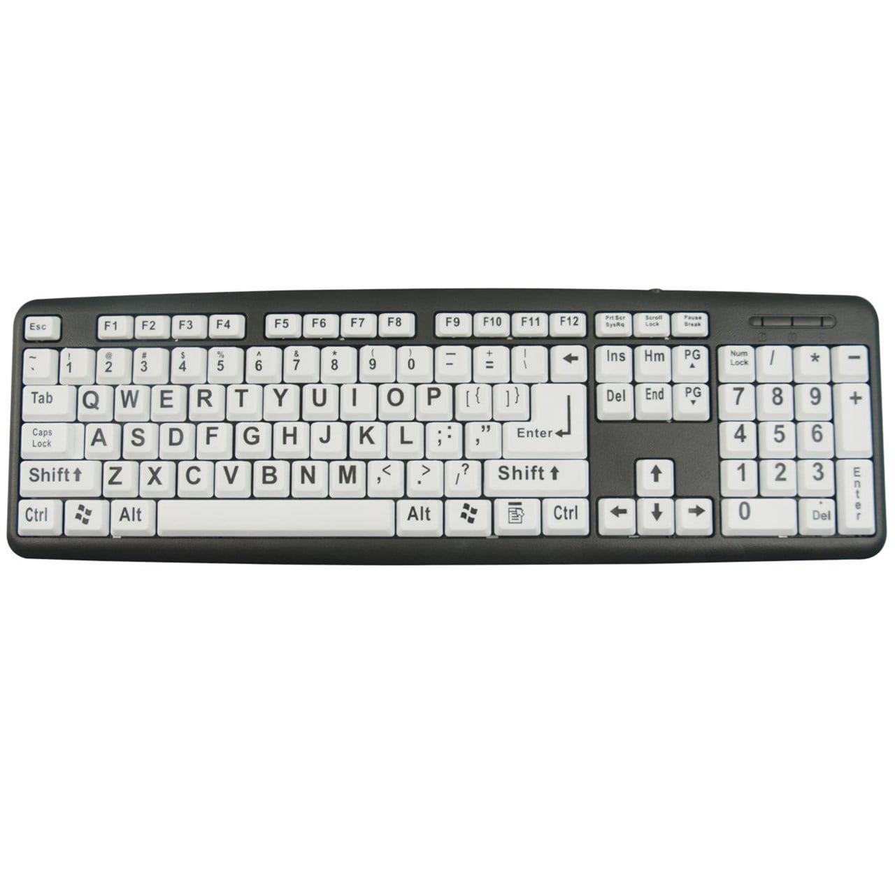 Reizen XLSee Full Size USB Electronics Large Print Computer Keyboard ...