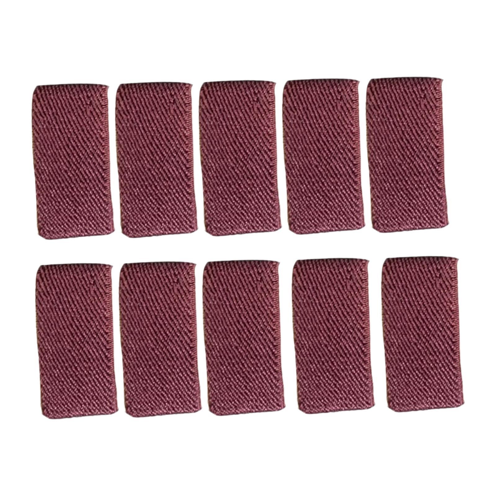 XLWLLNJ 10 Pieces Elastic Belt Keepers Nylon Strap Organizer Loops Red ...