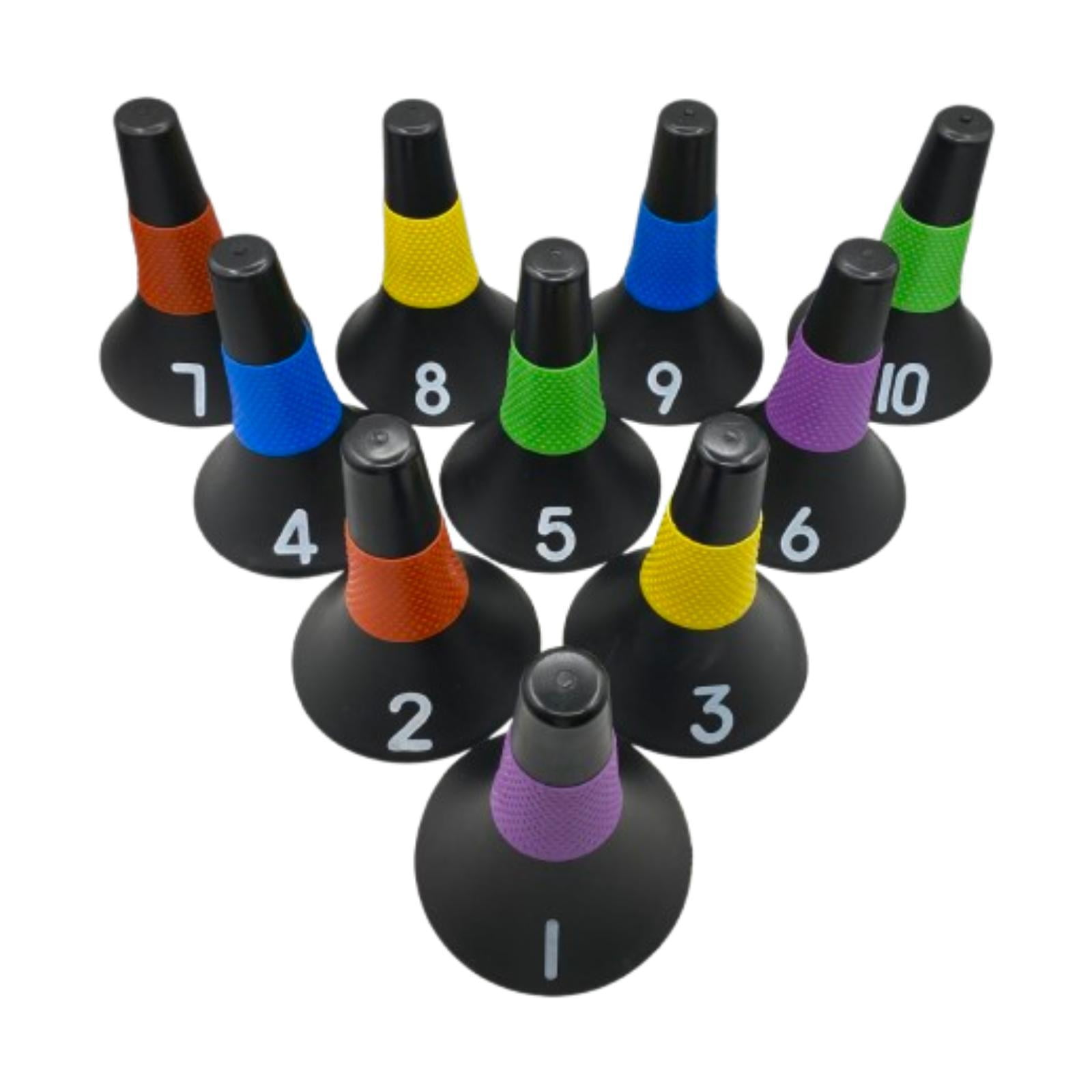 XLWLLNJ 10 Pieces Soccer Cones s Signs for Obstacle Course Hurdle ...