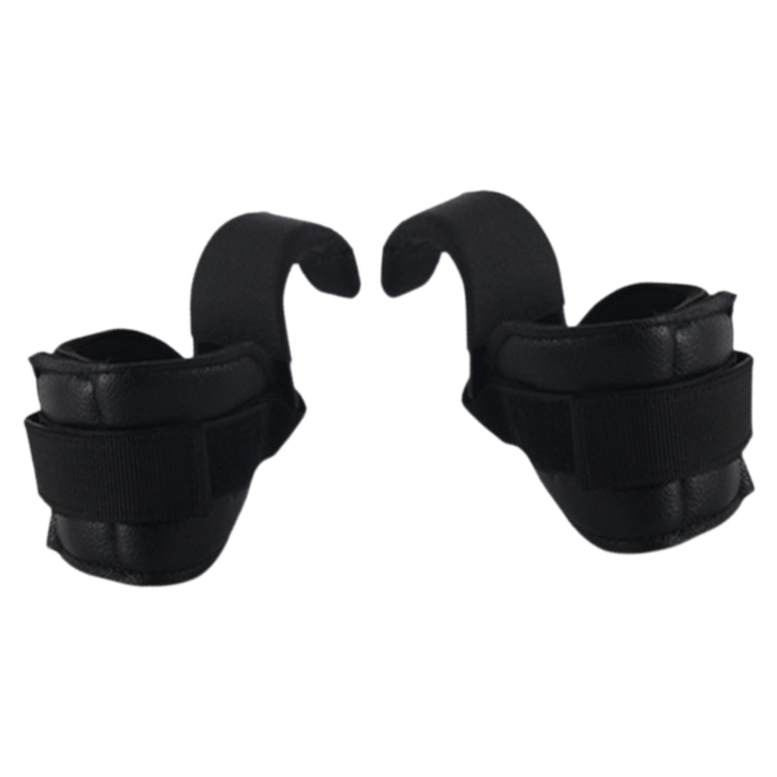 XLWLLNJ 2 Weight Lifting Hooks, Handle Support for Home Gym Exercises ...