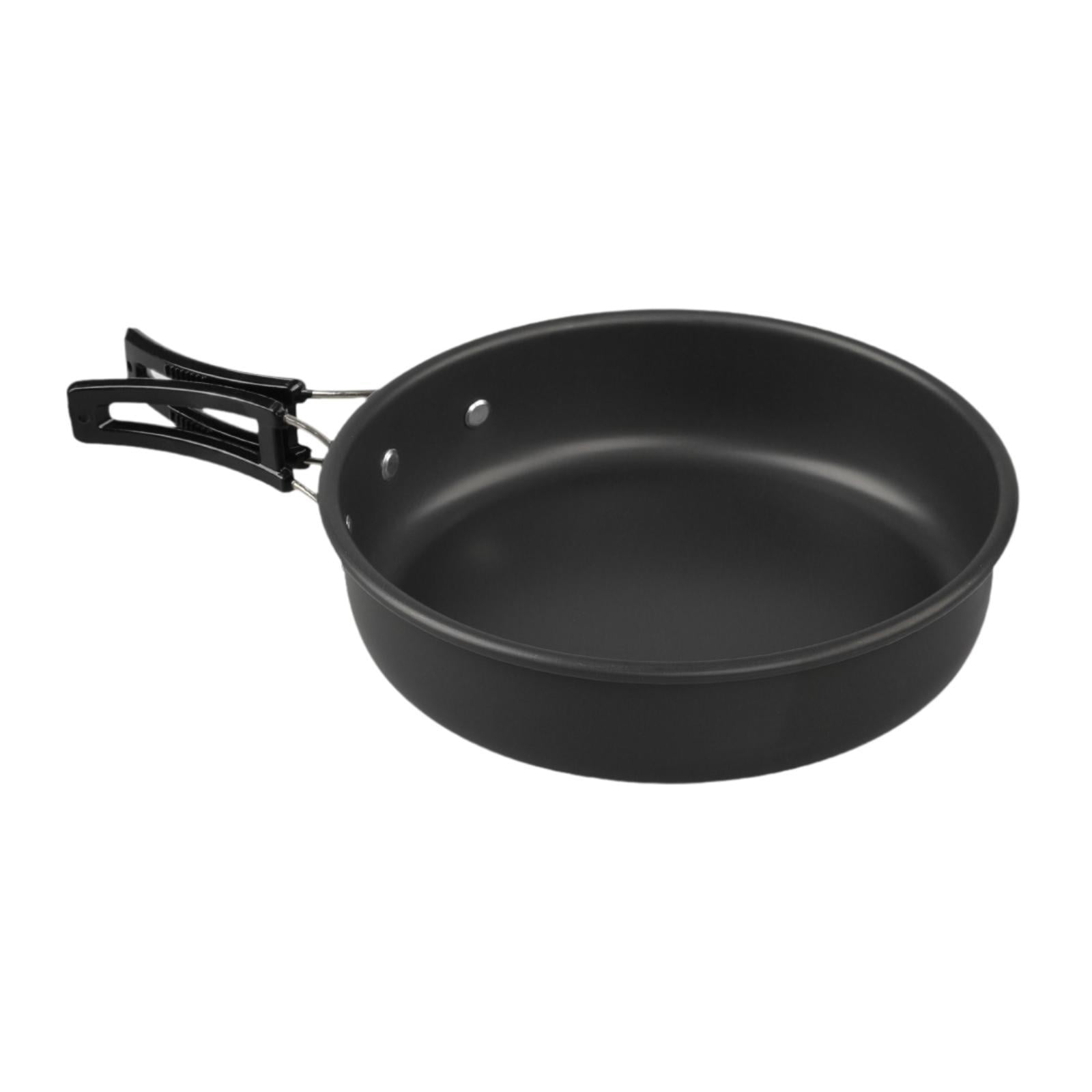 XLWLLNJ Camping Frying Pan Camping Skillet Nonstick Coating Lightweight ...