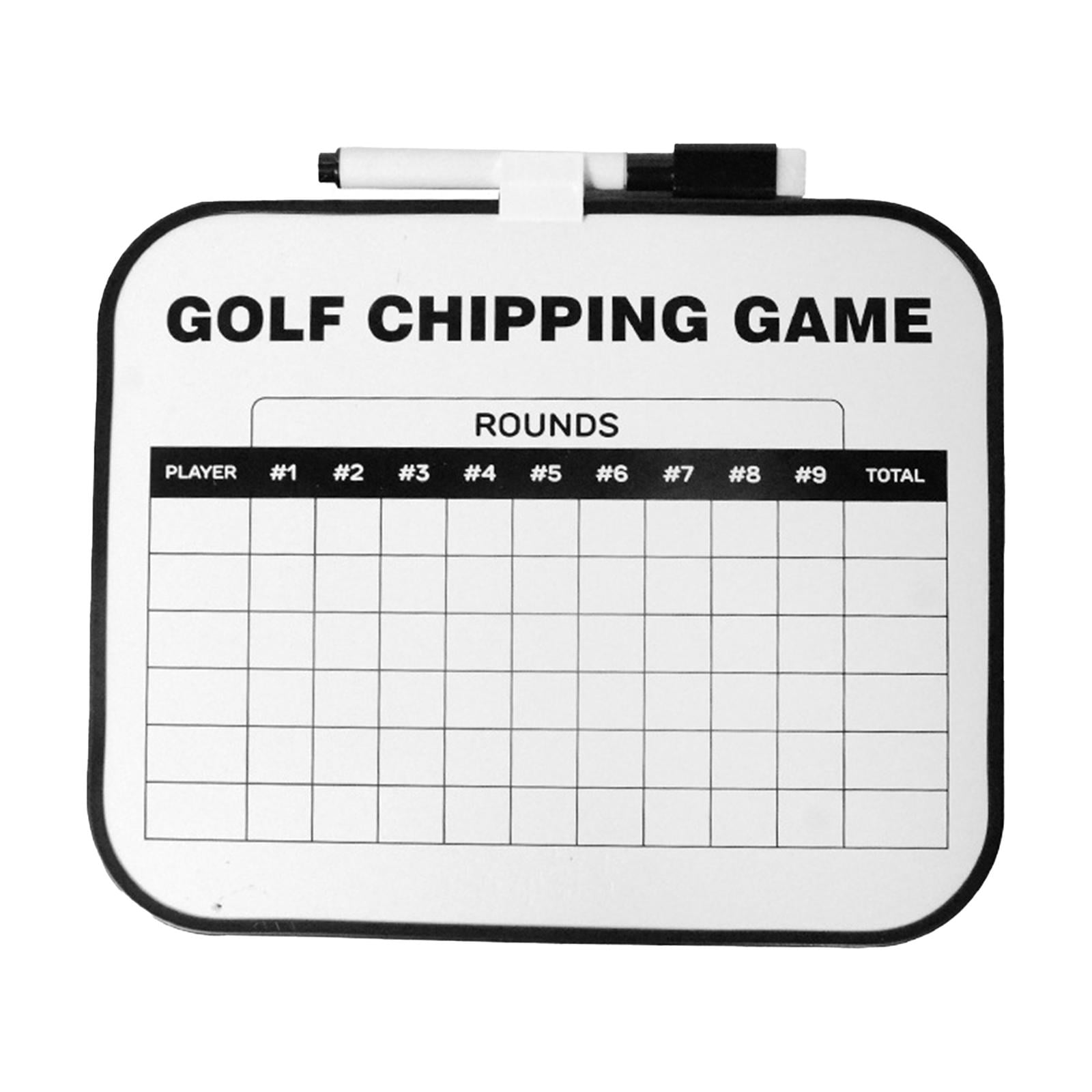 XLWLLNJ Erasable Golf Scorecard Lightweight Keep Lawn Game Score ...