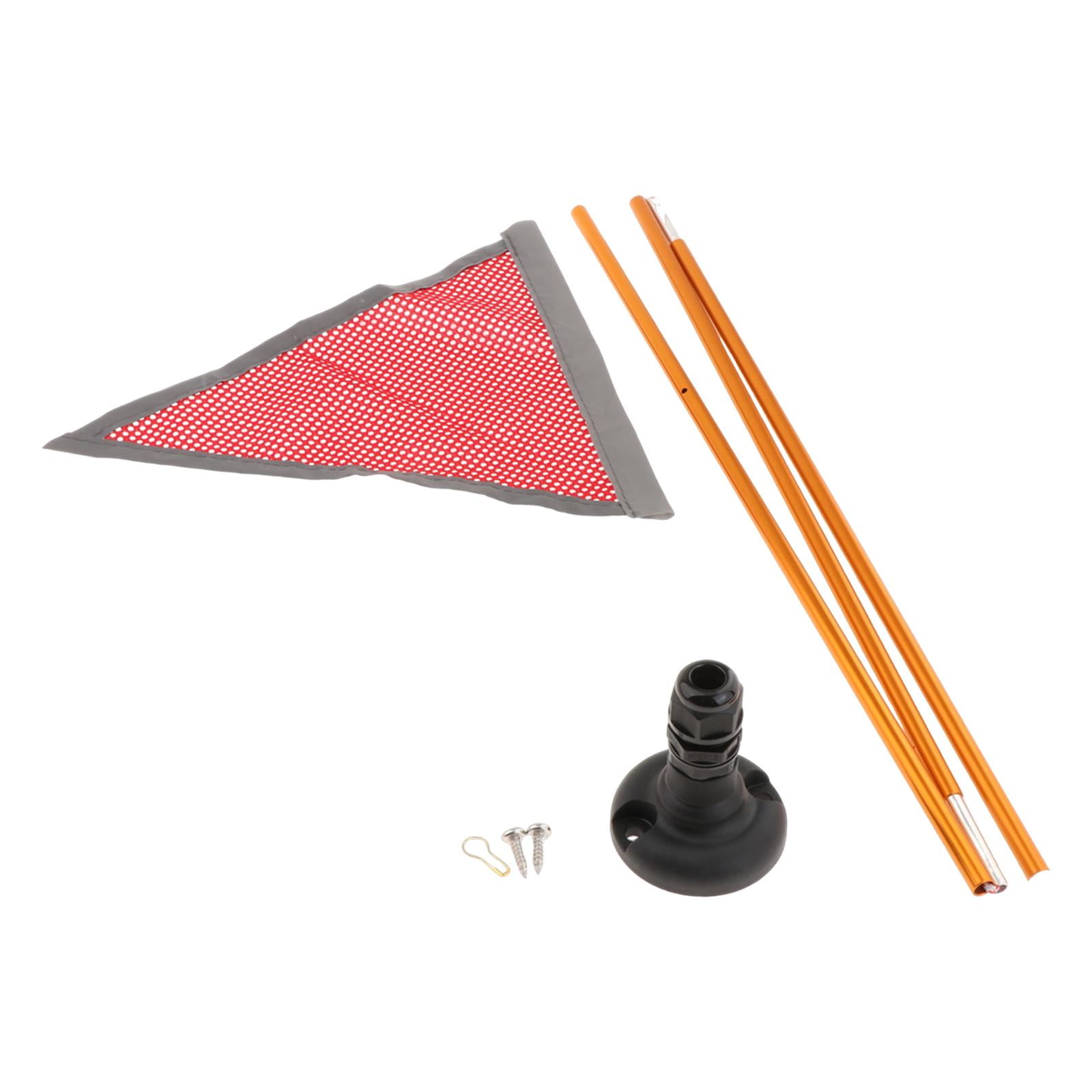 XLWLLNJ Kayak Flag Base Kit Aluminum Alloy with Stable Base for Boats ...