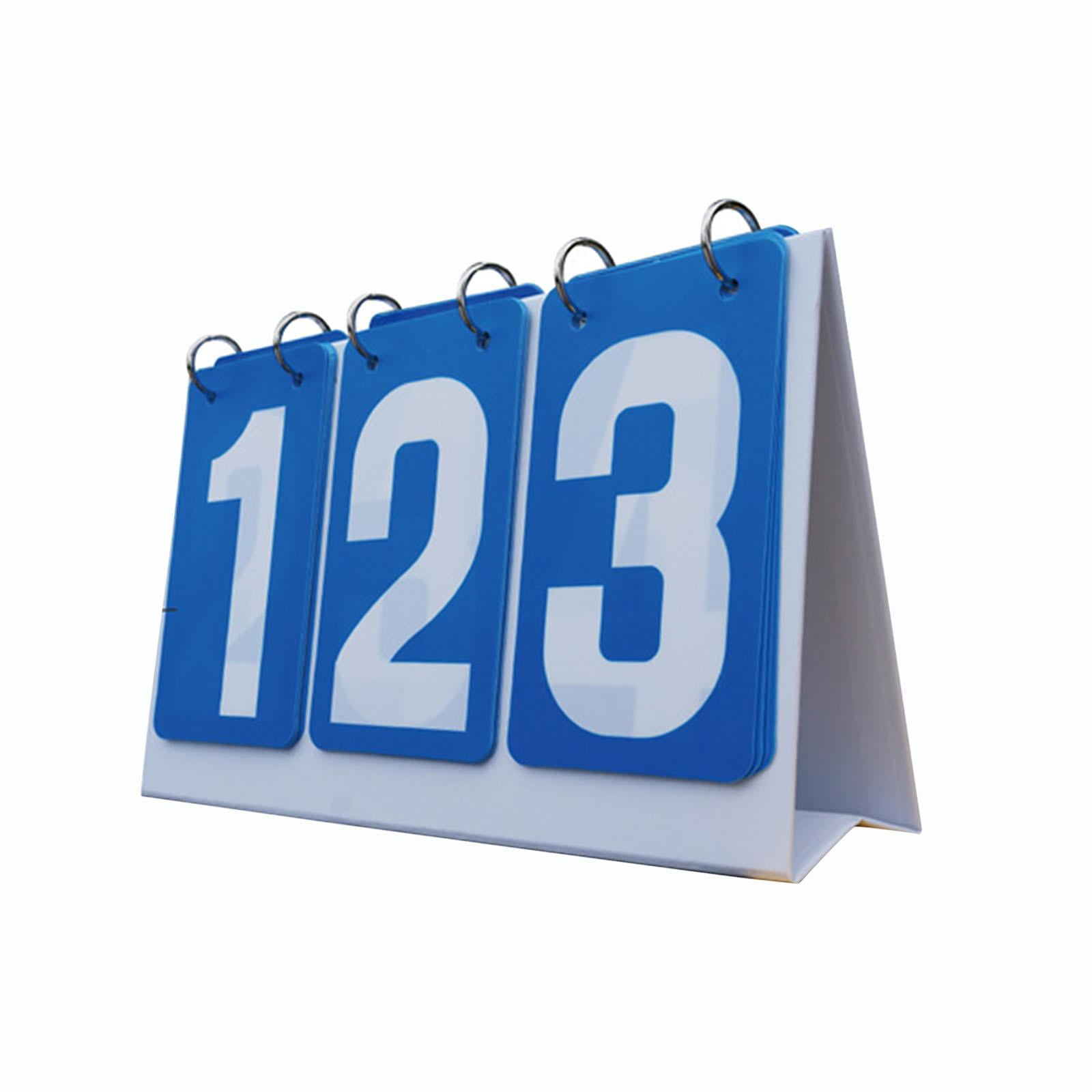 XLWLLNJ Score Lightweight Team Games Scoring Board 3 digits Flip Score ...