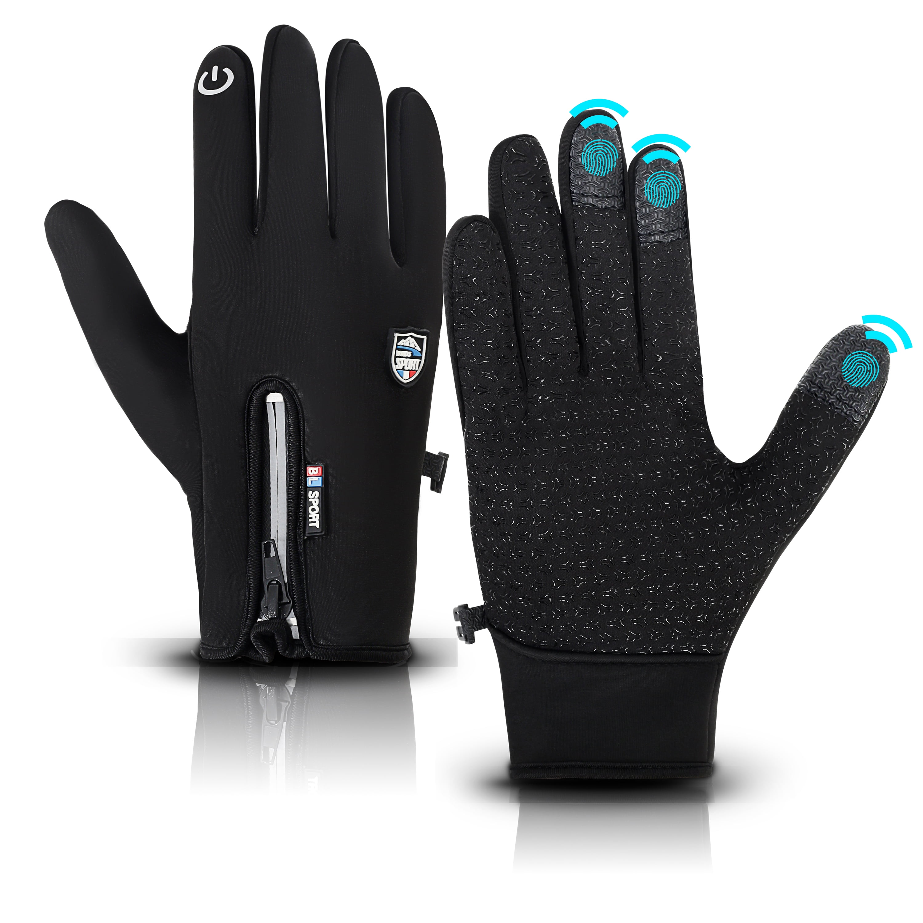 XL Winter Gloves, Touchscreen, Thermal, Anti-slip, Waterproof, Windproof, for Men & Women ...