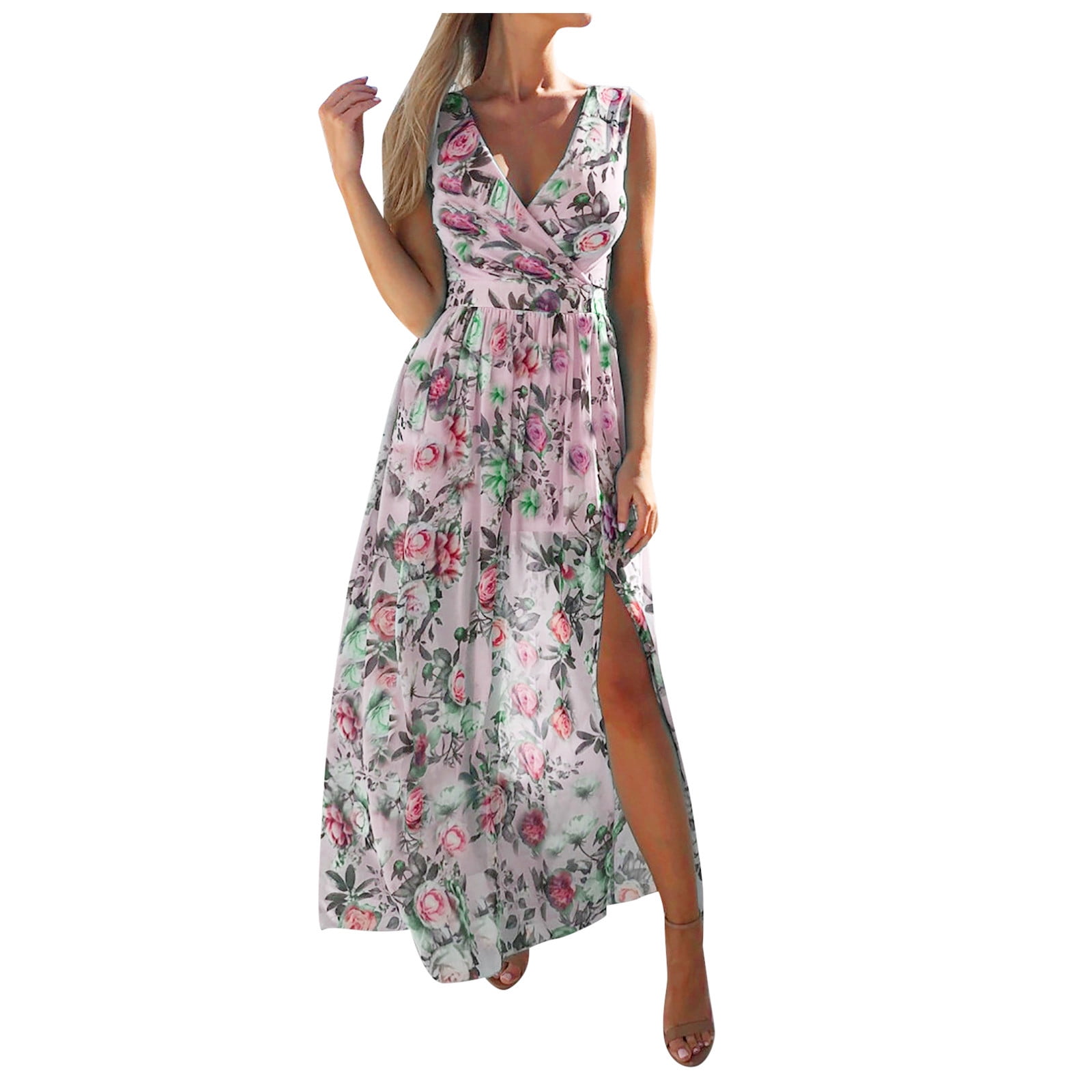 Xlzwnu Summer Dresses For Women 2024 Prom Dress Purple Dress For Woman
