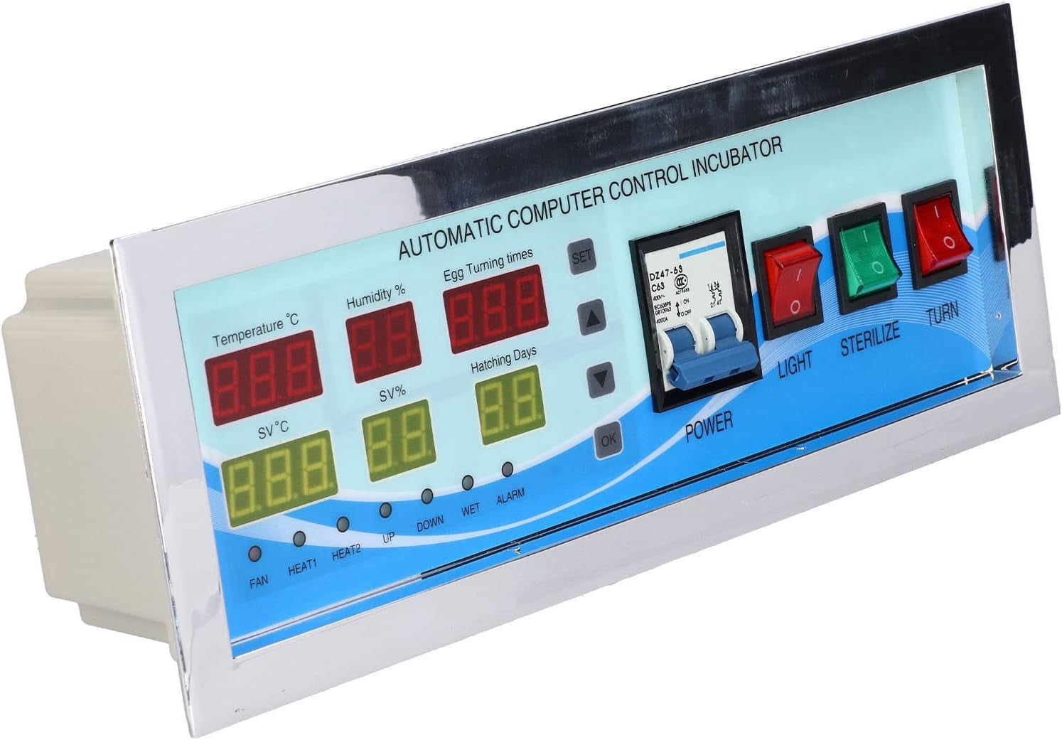 XM-18G Egg Incubator Controller Intelligent Six-Screen Six-Display ...