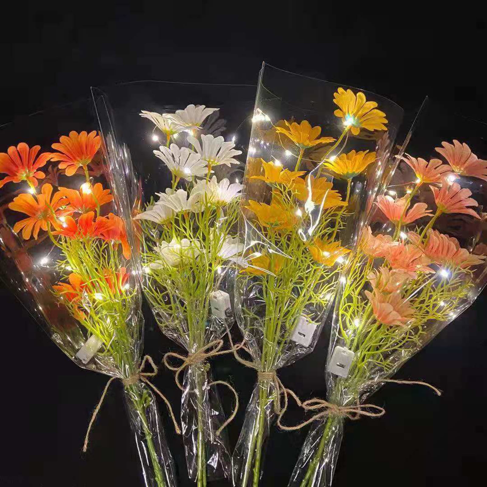 XM Culture 1 Bouquet LED Flower Bouquet Light Effect Romantic Colorful ...