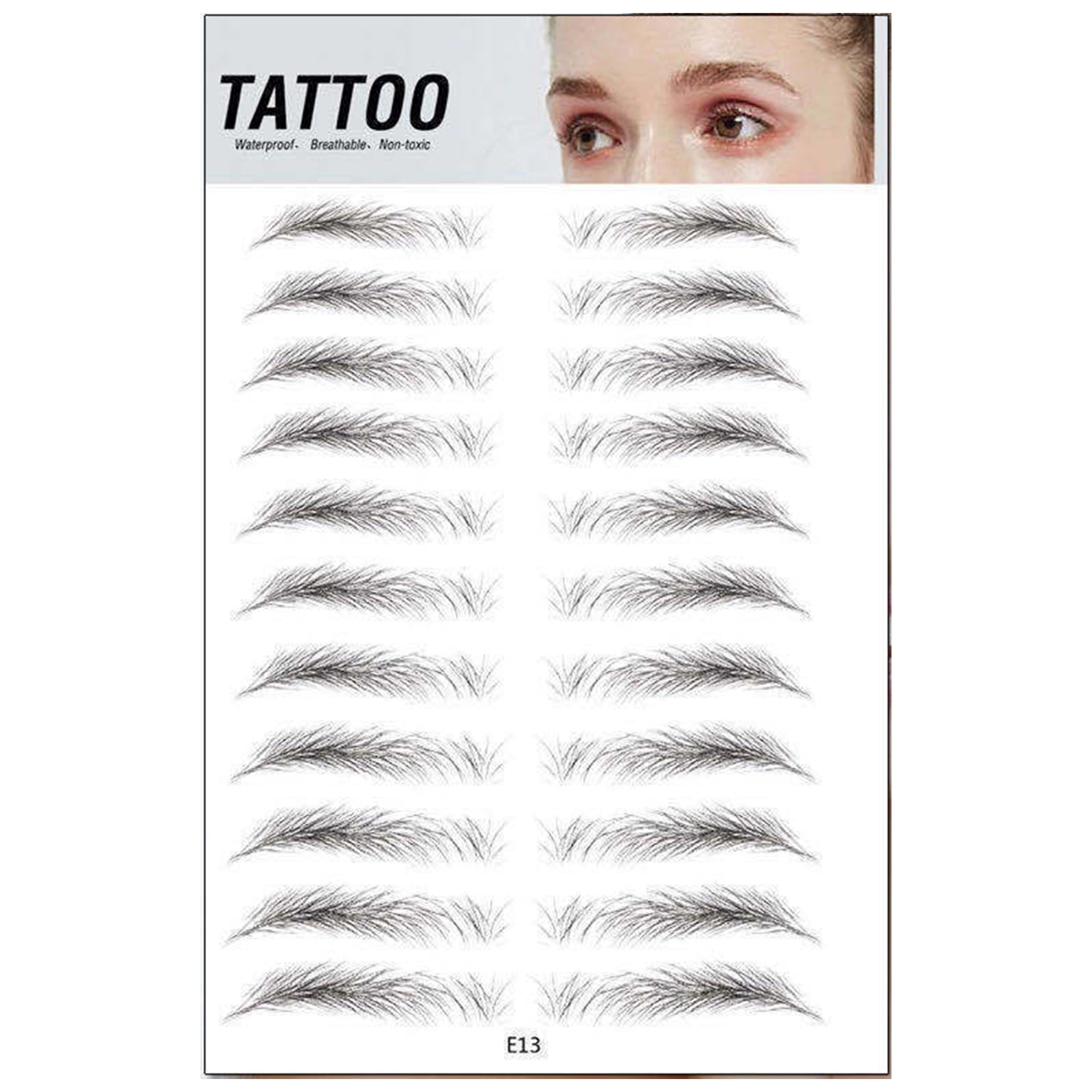 XM Culture Eyebrow Sticker Waterproof Hair-Like 3D Long Lasting ...