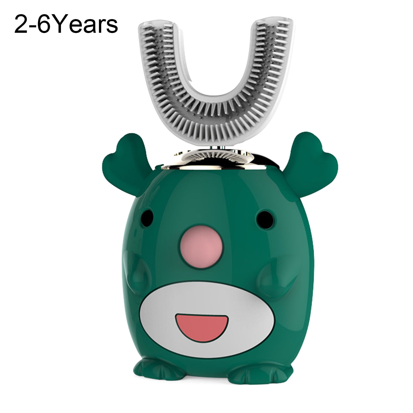 XM Culture Kids Ultrasonic Toothbrush U-Shaped Head Cartoon Design Mini ...