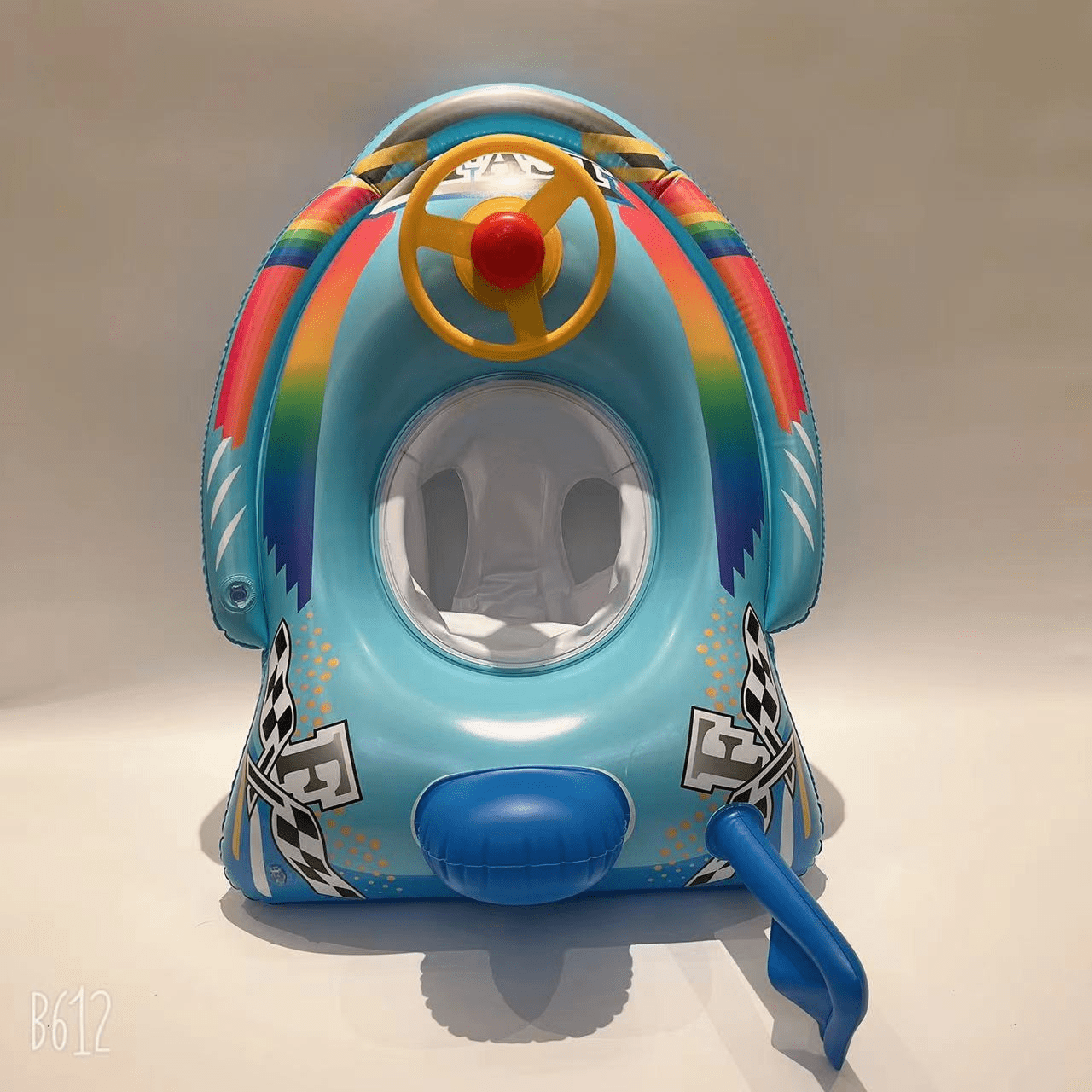 XMASMATE Free Swimming Baby Inflatable Swim Seat Float Boat with Safety ...