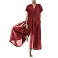 Xmbpum Dress Jumpsuits For Women Travel Clothes For Women White Romper