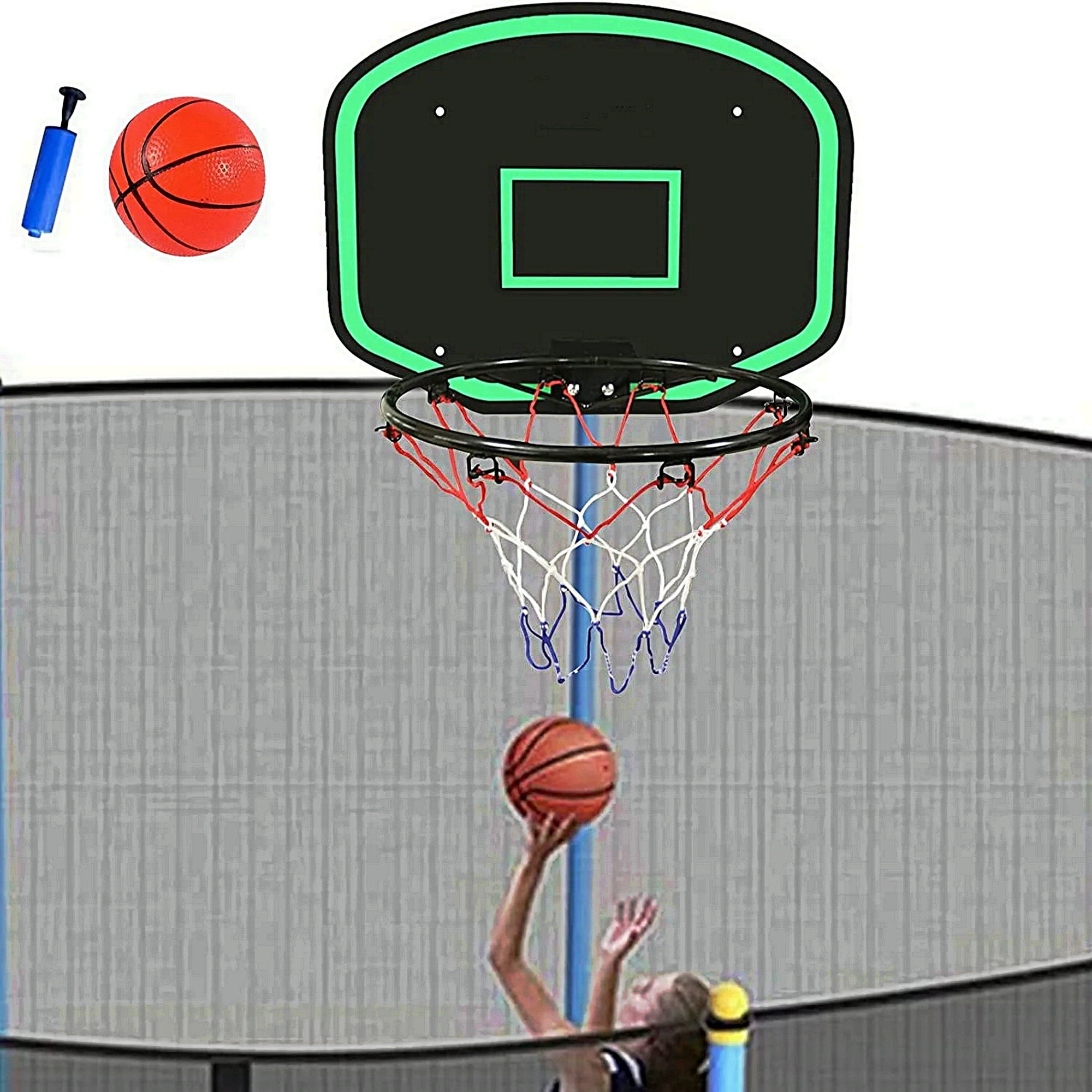 XMIKA Trampoline Basketball Hoop, Basketball Hoop Set,Basketball Hoop ...