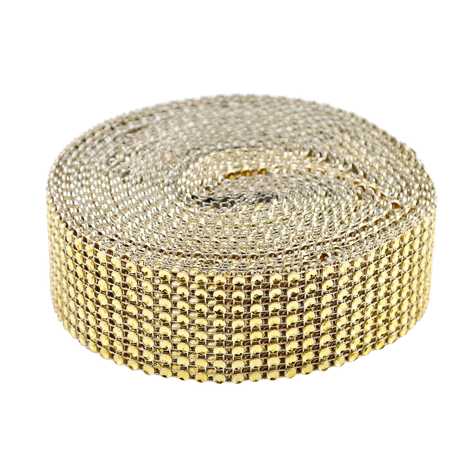 XMMSWDLA 10 Yard Rhinestones Diamonds Ribbon Bling Wrap for Crafts for ...