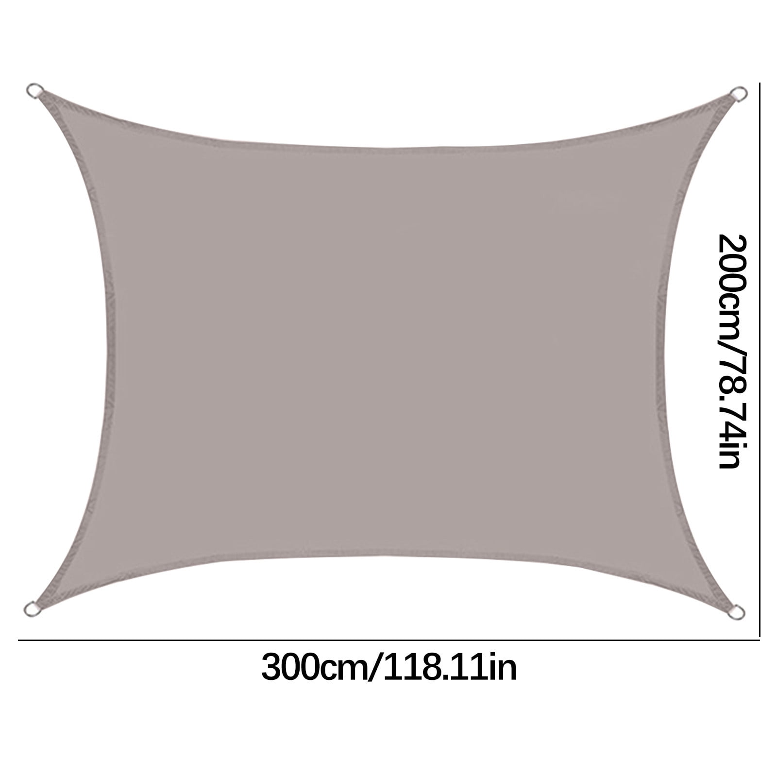 XMMSWDLA 2x3 Meter Sunshade Garden Courtyard Waterproof Sun Shade-Sail ...