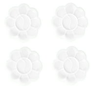 Wovilon Plates 6Pcs Paint Tray Palettes 10Pcs Brush Paint Palettes For ...