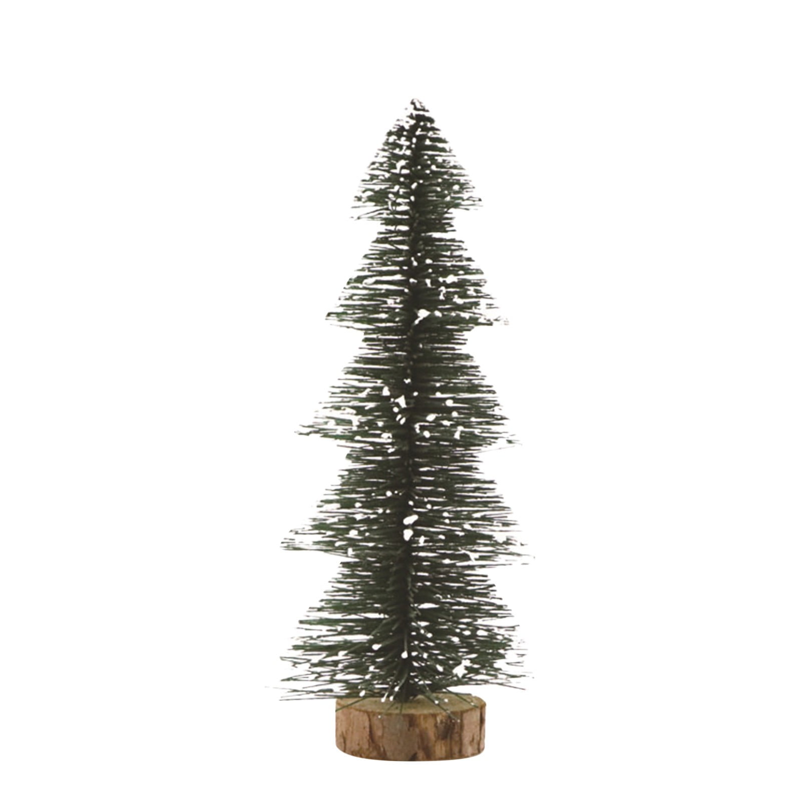 XMMSWDLA 6inch Snow Frost Trees Mini Christmas Tree Plastic Winter Snow ...
