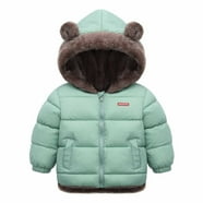 Fymall Baby Girl Boy Winter Warm Long Sleeve Plush Hooded Jacket Coat Outerwear - Walmart.com