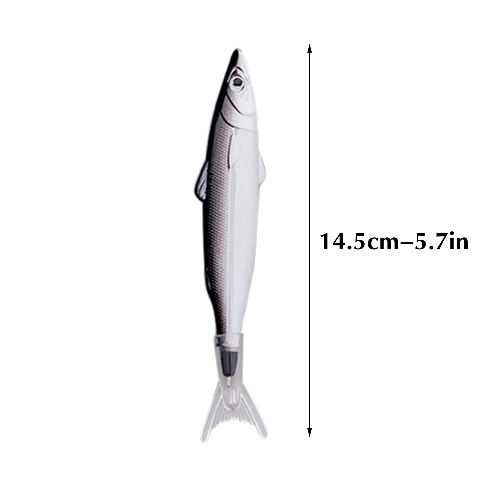 XMMSWDLA Black Pens Cute Fish Ballpoint Pen Replaceable Refills ...