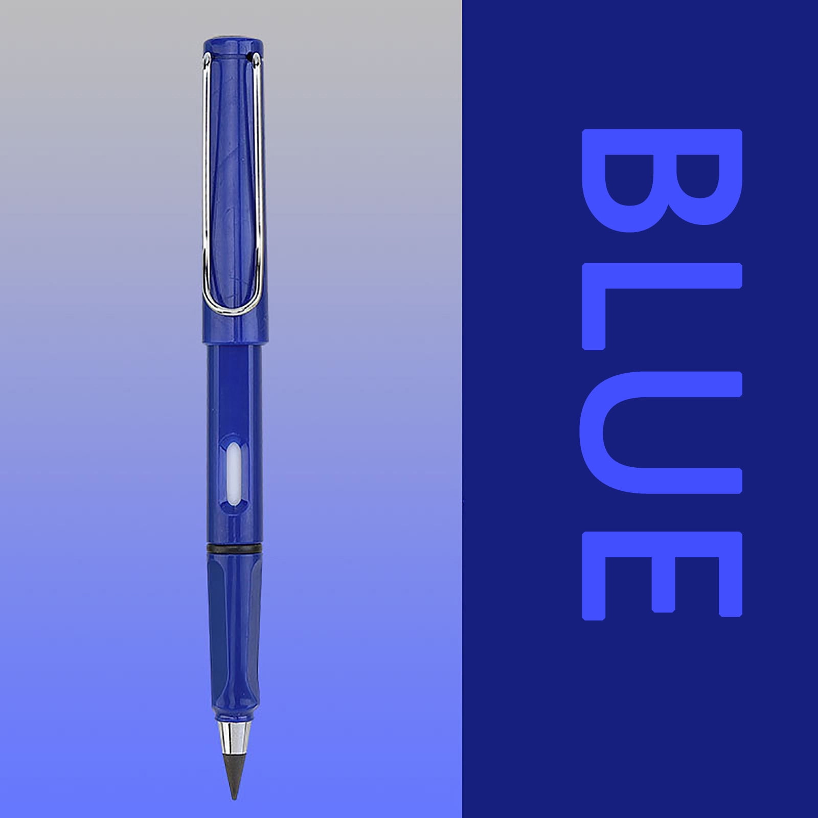 XMMSWDLA Blue Pens Grip Posture Correction Design Pencil without Ink ...