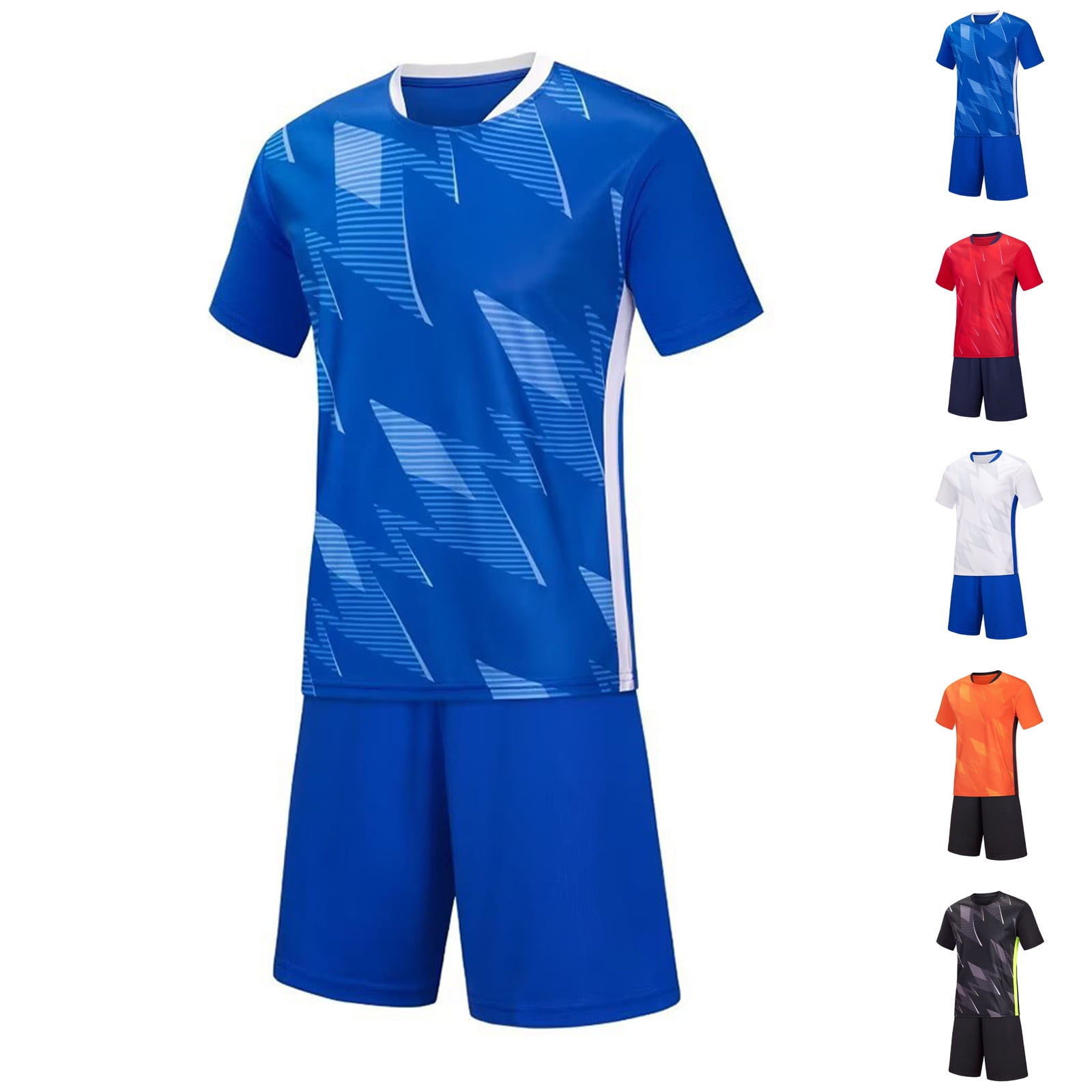 XMMSWDLA Boy Clothes Adult Kids Football Jersey Men Boy Soccer Uniforms ...