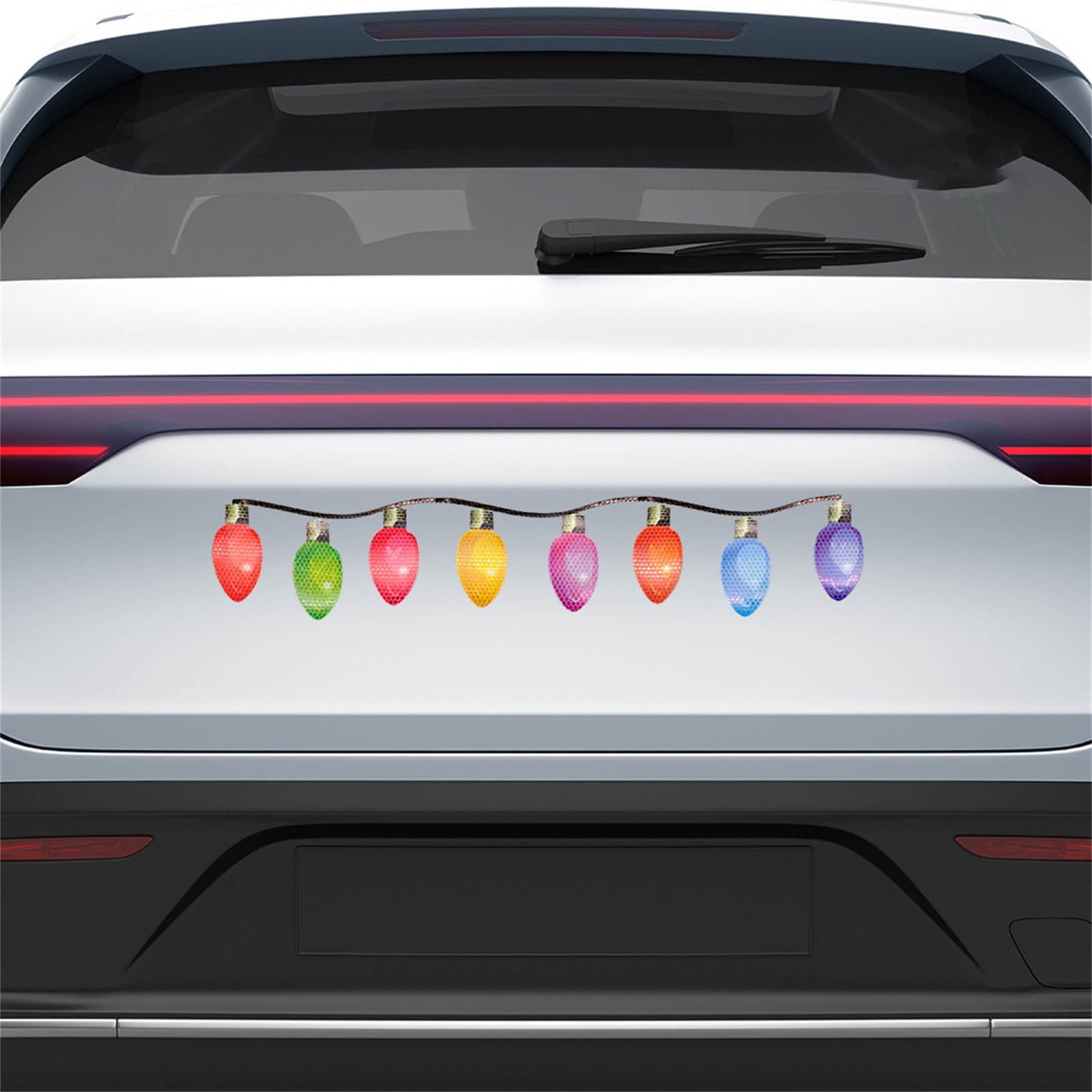 XMMSWDLA Christmas Decorations, Funny Reflective Light Bulb Magnet ...