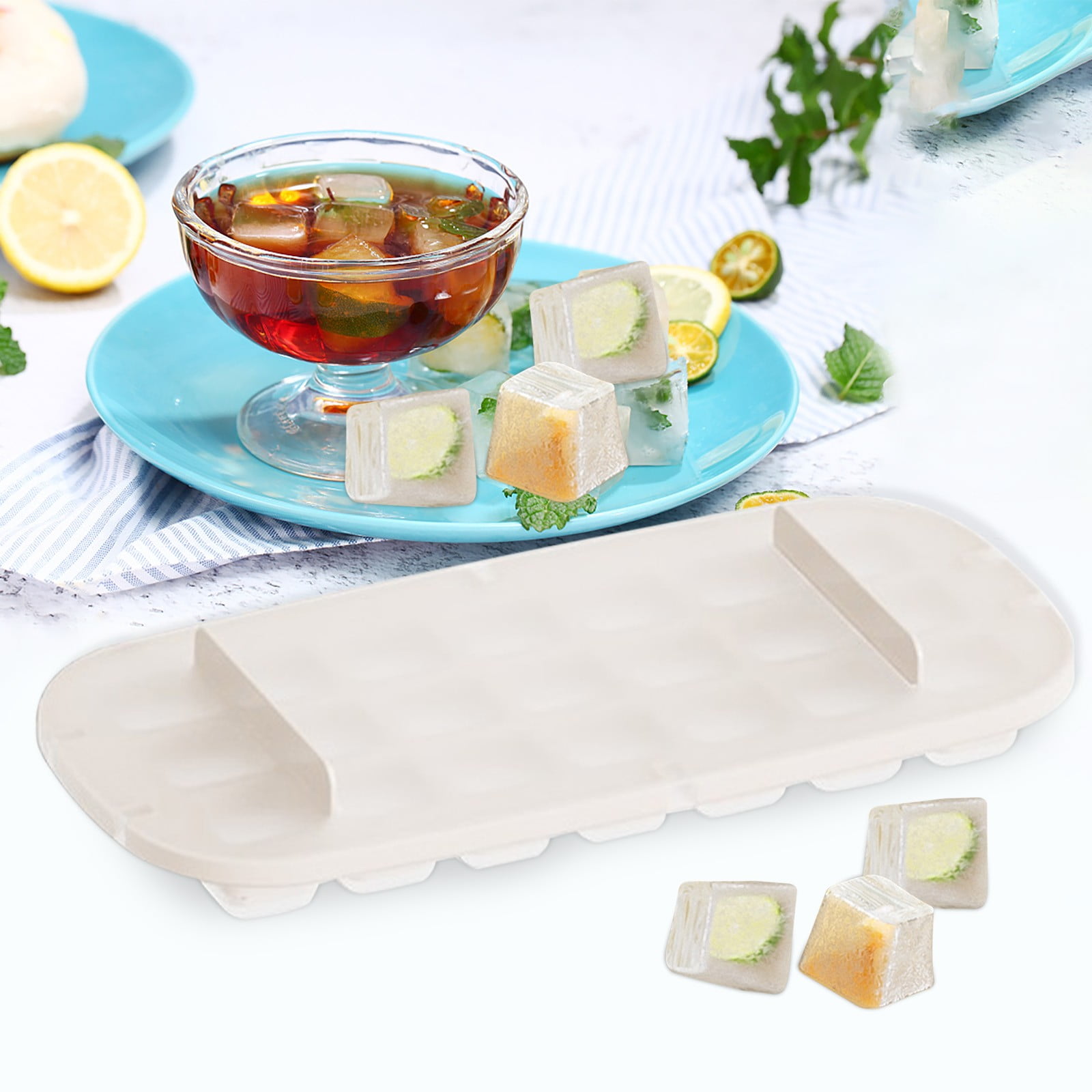 XMMSWDLA Circle Ice Cube Tray New Ice Cubes Maker,6 Hole Ice Cubes ...
