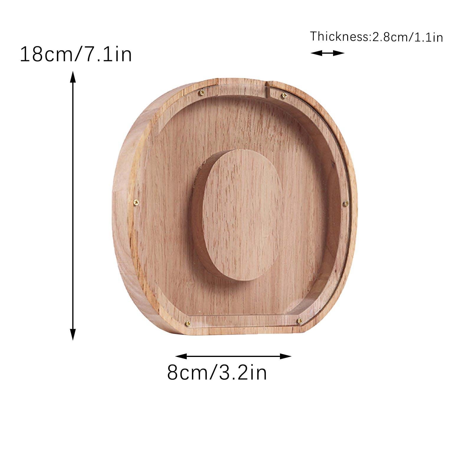XMMSWDLA Classroom DecorationsPersonalized Wooden Name Money Box Wooden ...