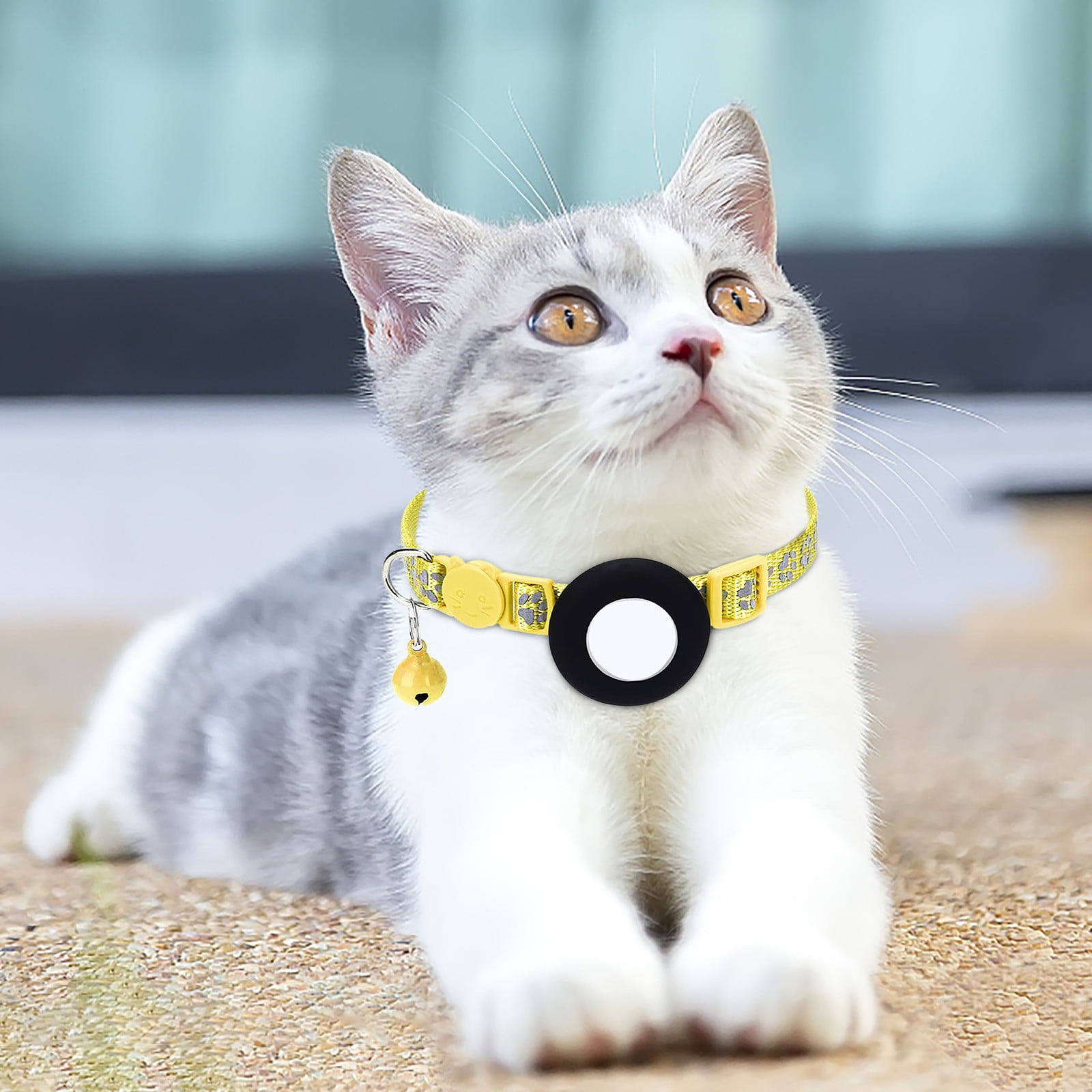 XMMSWDLA Decorations for Living RoomCollar with Bell Reflective Collar ...