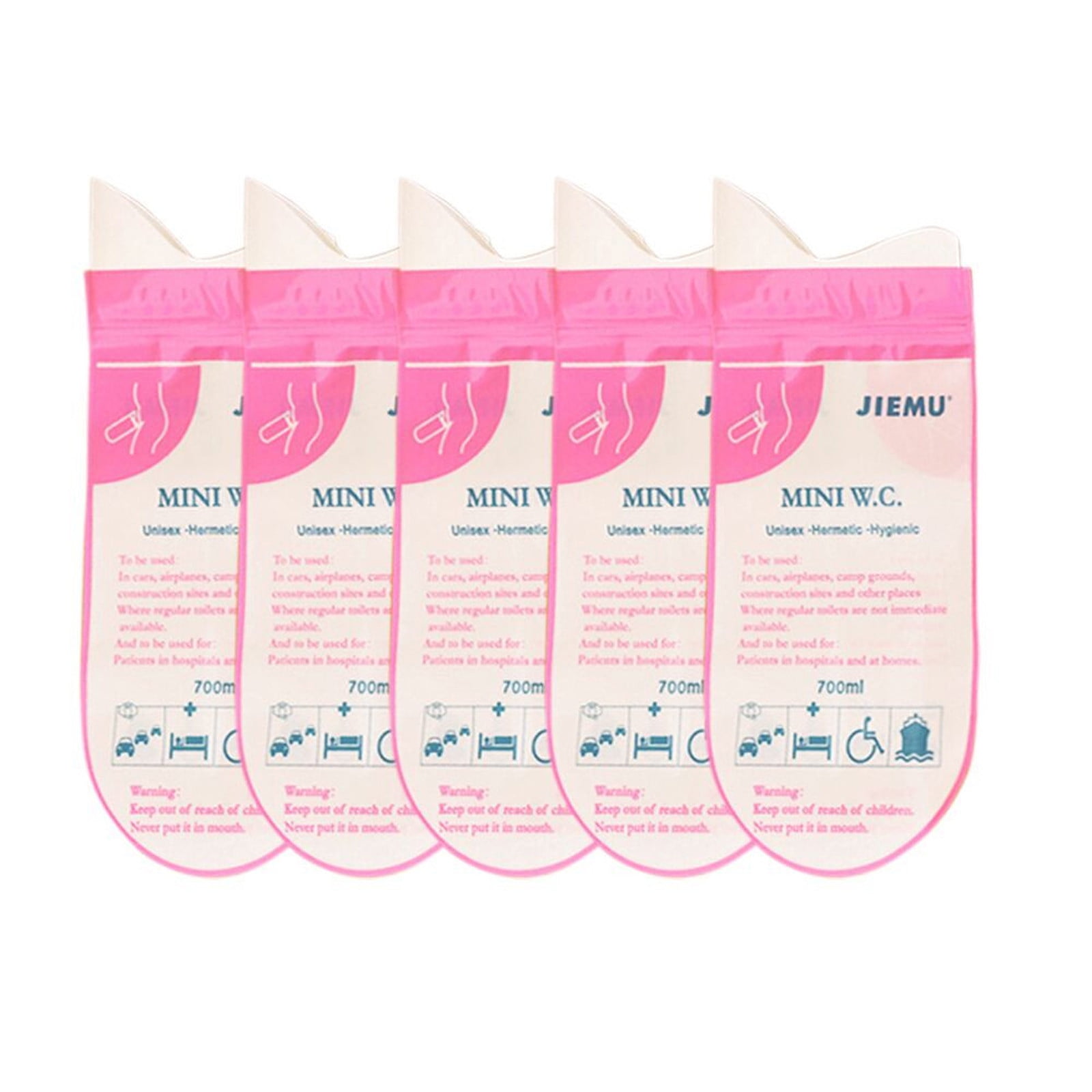 XMMSWDLA Disposable Emergency Urinal Bag,5 Pack Portable Camping Pee ...