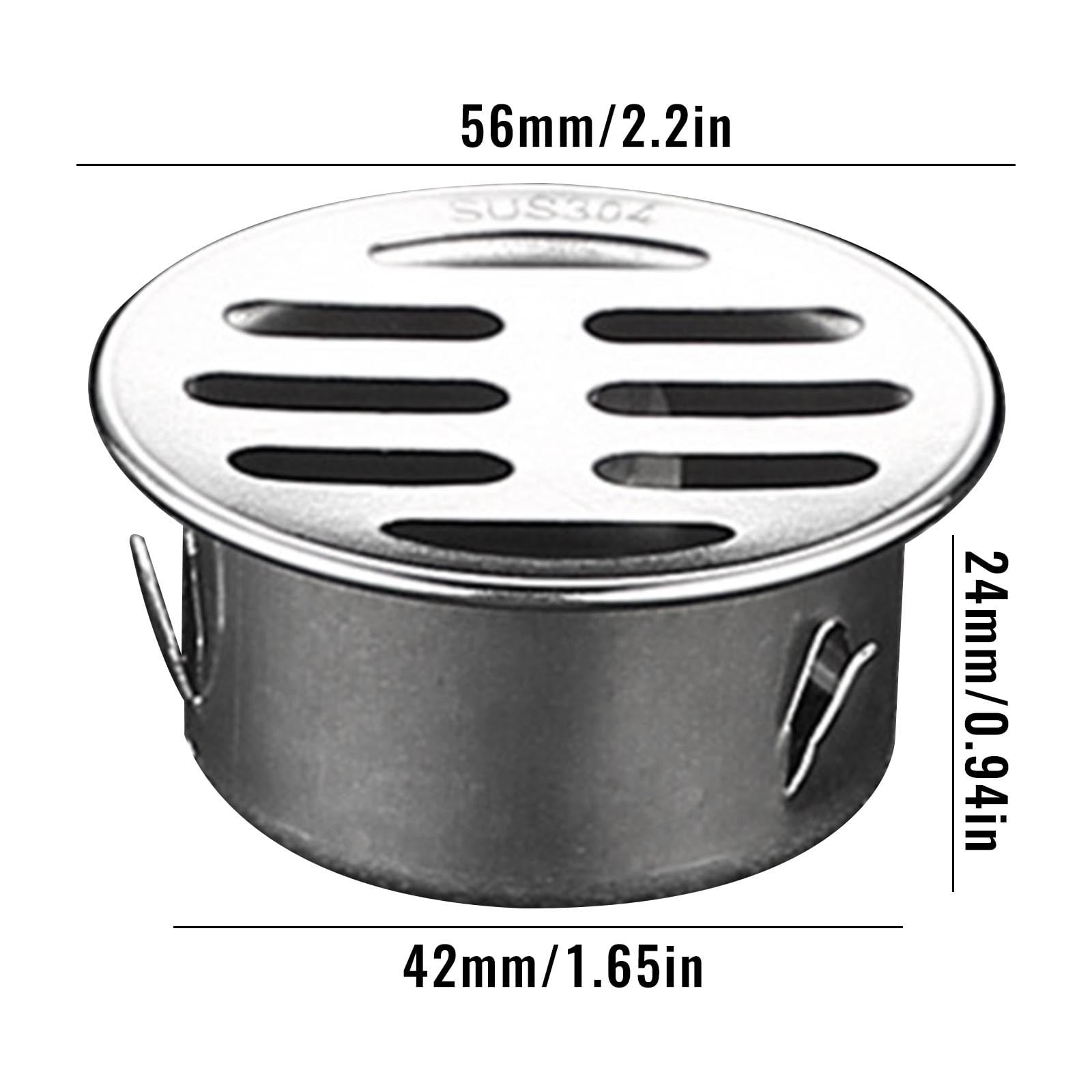 XMMSWDLA Drain Cover Bathroom Tub Thickened Stainless Steel Floor Plug ...