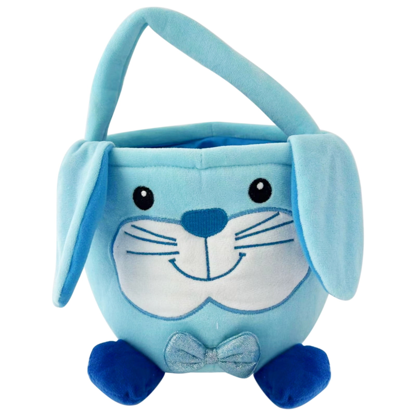 XMMSWDLA Easter Basket for Kids Fluffy Easter Buckets with Handle ...