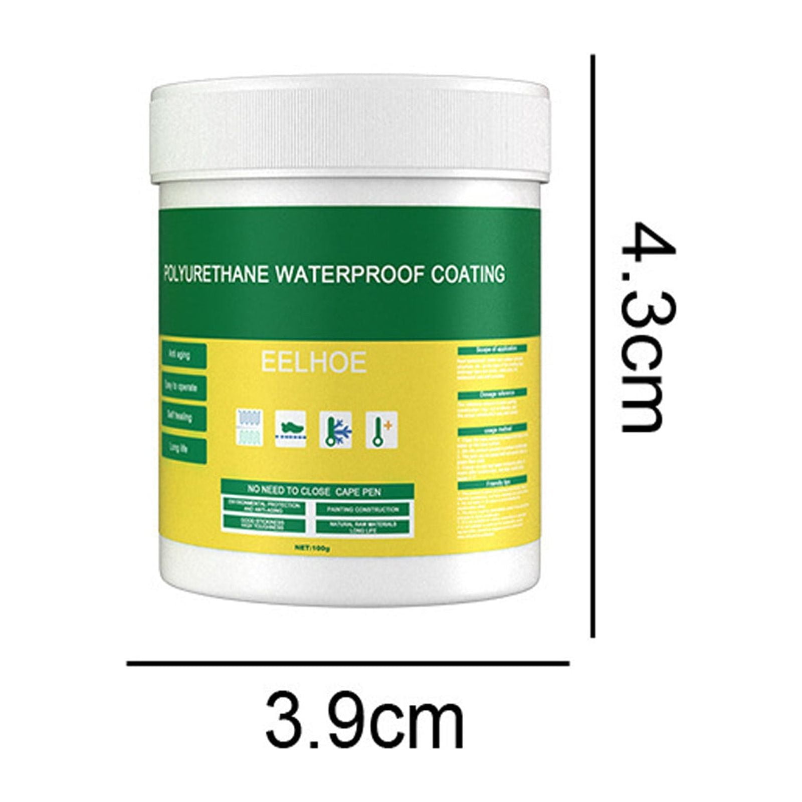 XMMSWDLA Exterior Wall Bathroom Toilet Floor Tile Penetrating ...