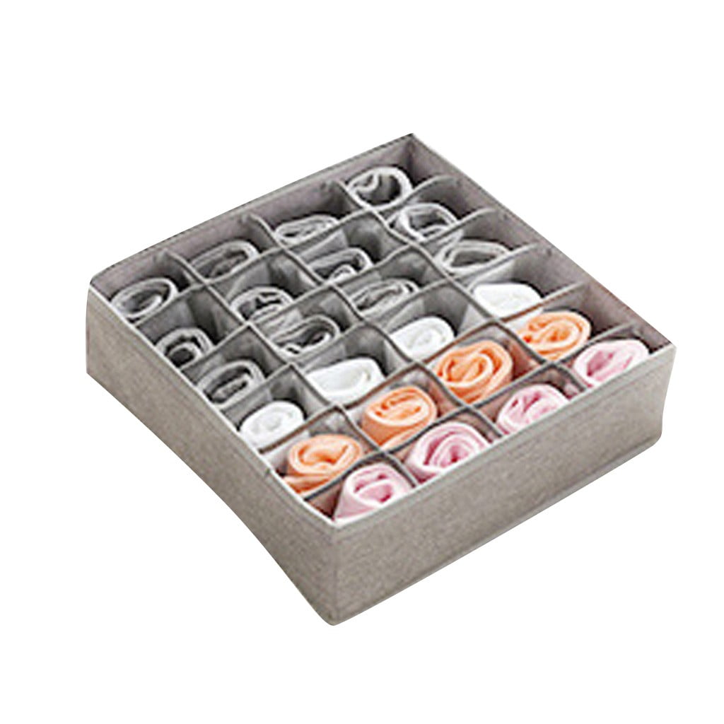 XMMSWDLA Foldable Drawer Organizers, Sock and Underwear Drawer ...