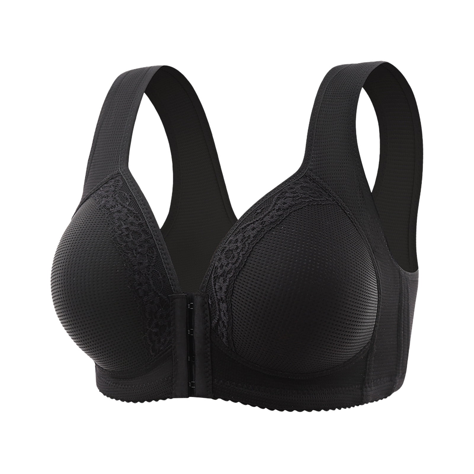 Xmmswdla Front Closure Bra For Women Cami Lace Comfort Wireless Full Coverage Womans Sleep Bra
