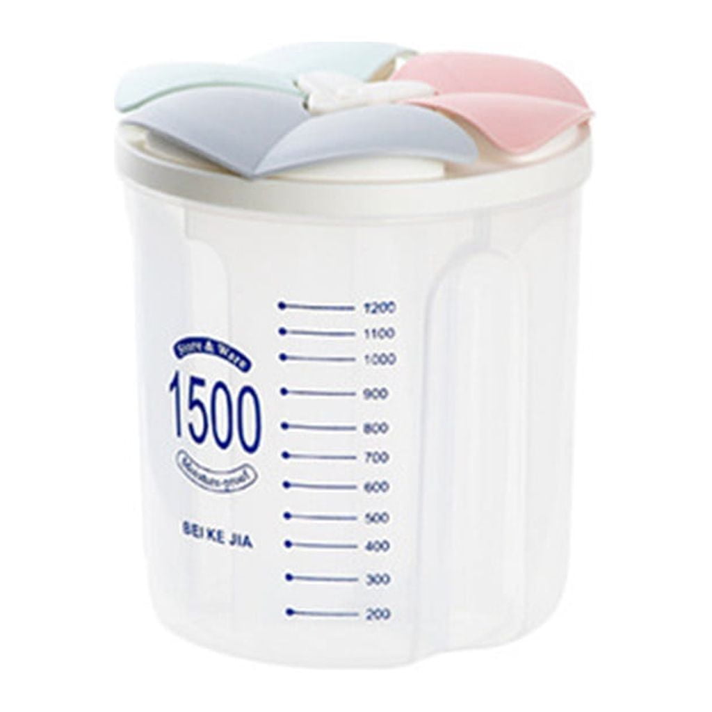 XMMSWDLA Grain Dispenser, Rotating Storage Container, 3-Compartment Dry ...