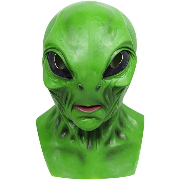 XMMSWDLA Halloween Mask Creepy Alien Mask Scary Horror Realistic Alien ...
