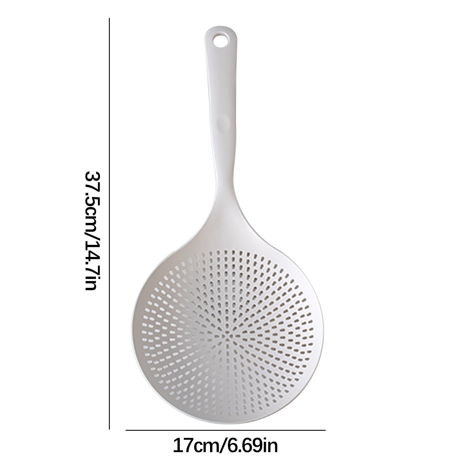 XMMSWDLA Kitchen Strainer Scoop Skimmer Spoon with Long Handle, Drain ...