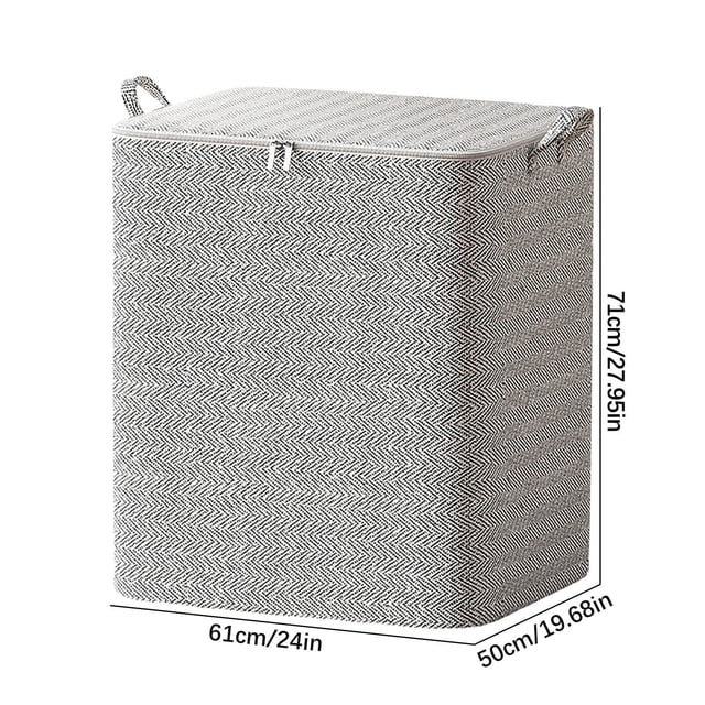XMMSWDLA Laundry Hamper with Lid, Laundry Basket Clothes Hamper, Large ...