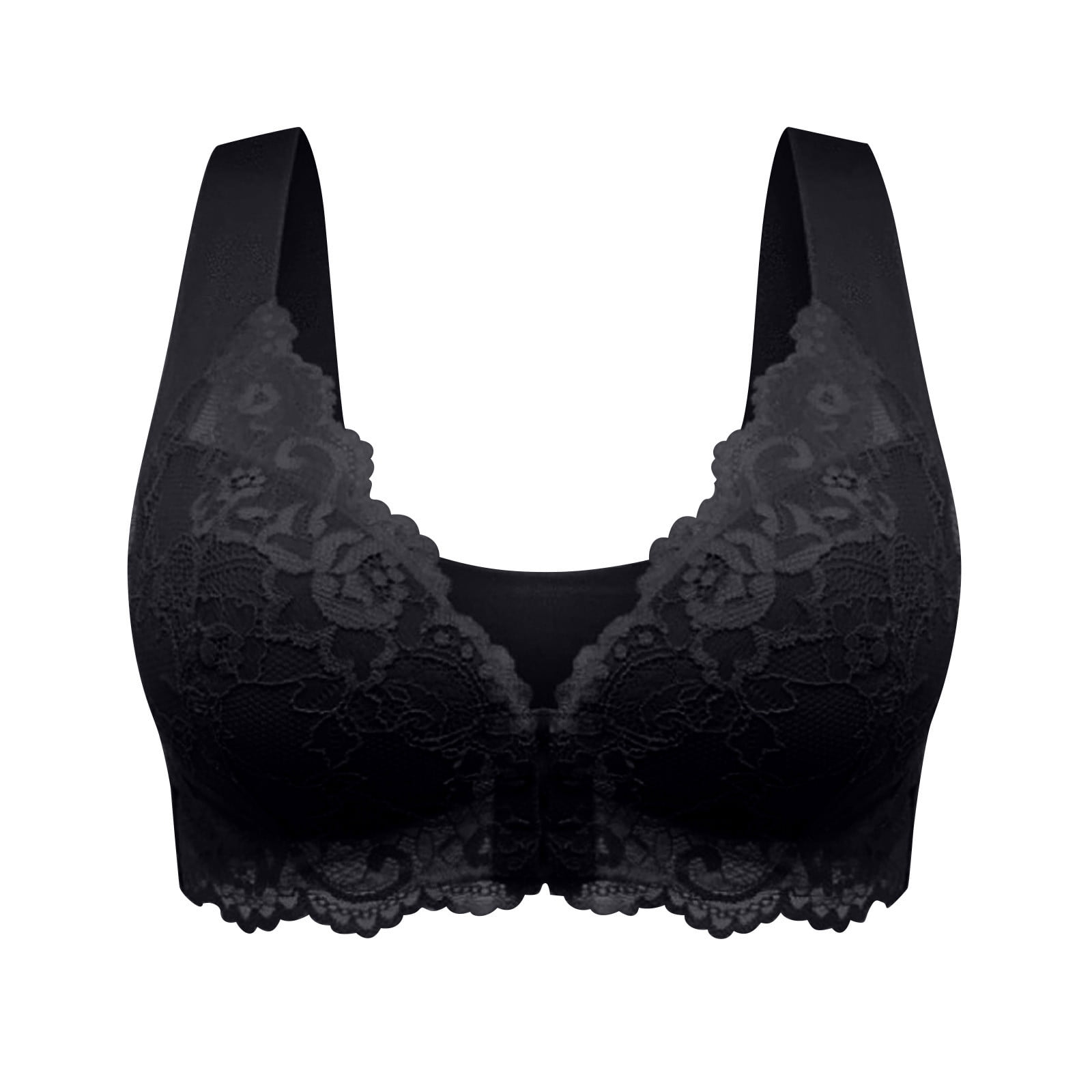 XMMSWDLA Lingerie Comfort Wireless Lace Bralette for Women, Light ...