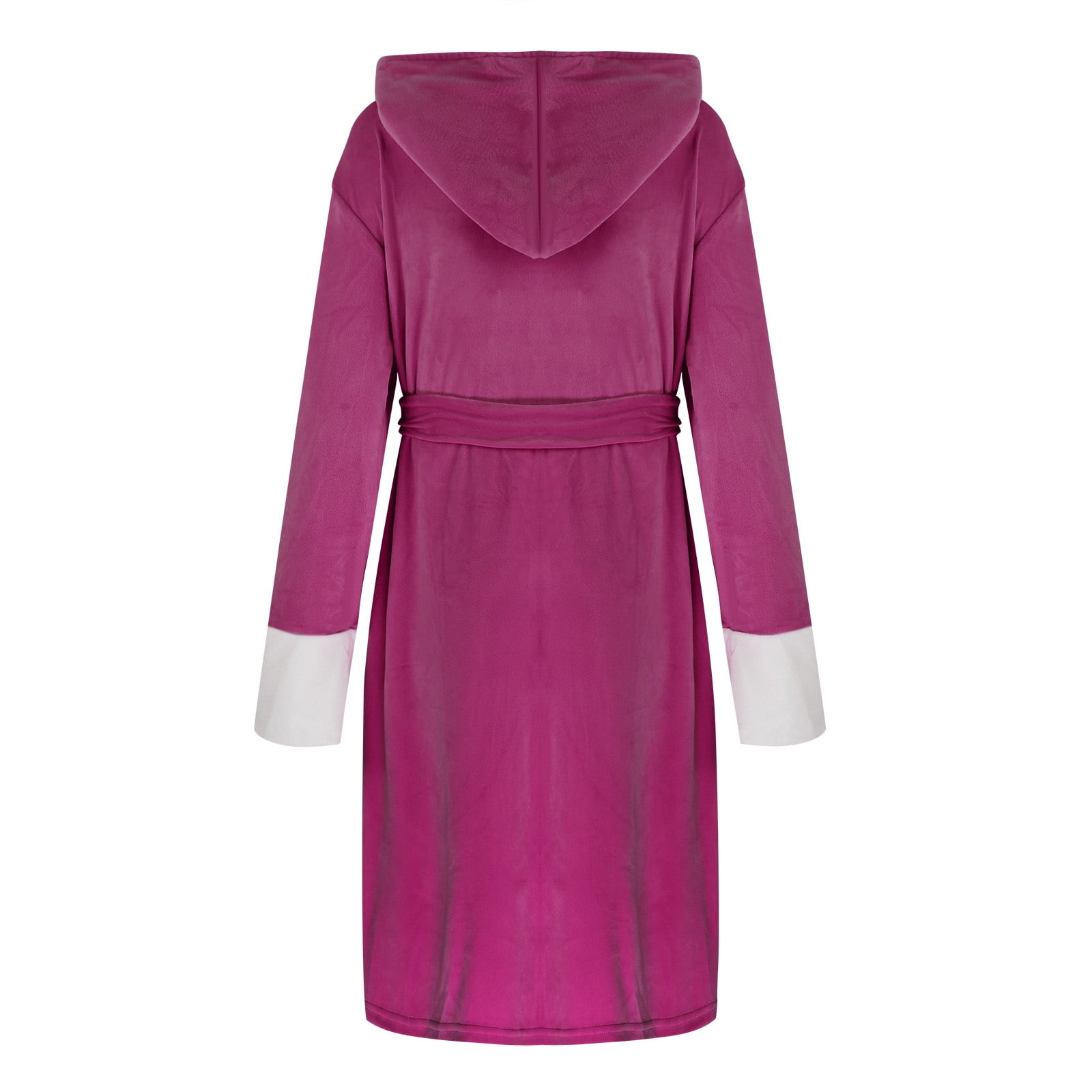 Xmmswdla Long Bath Robe For Womens Plush Soft Fleece Bathrobes